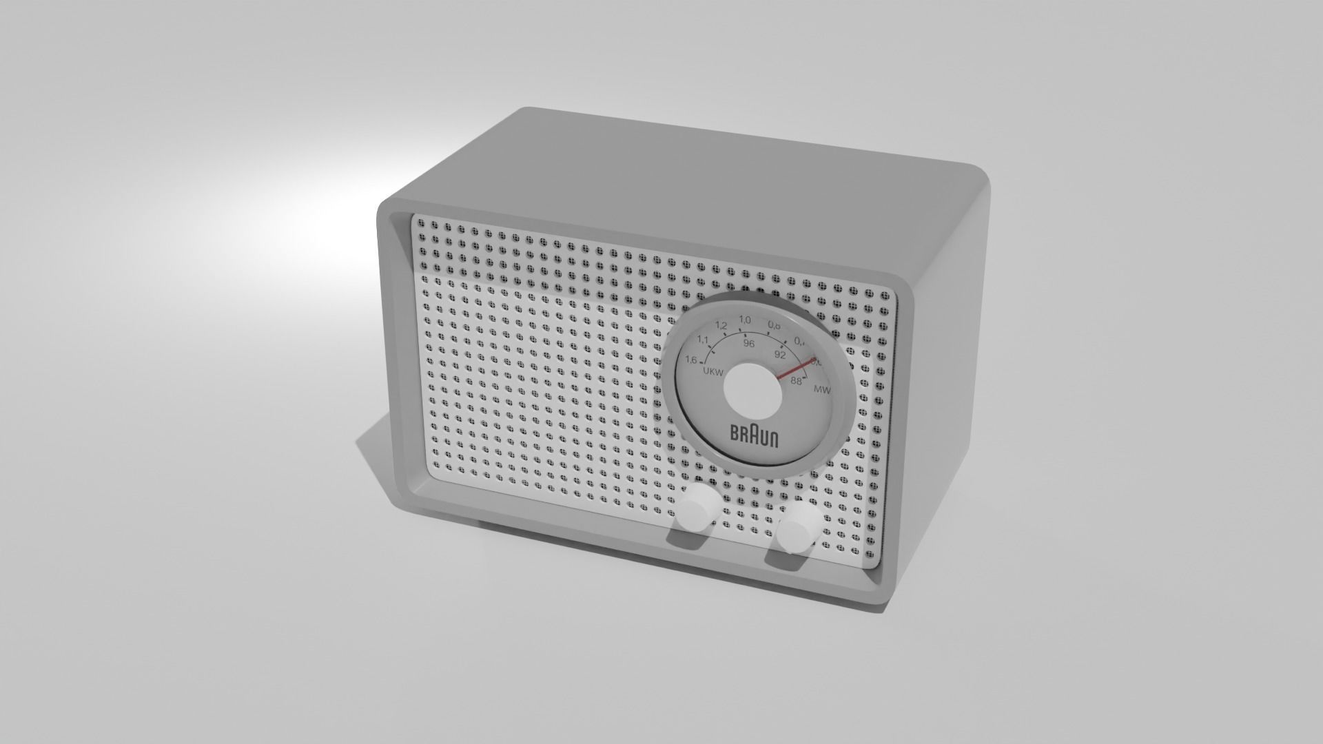 Braun SK2 Radio 3D model | CGTrader