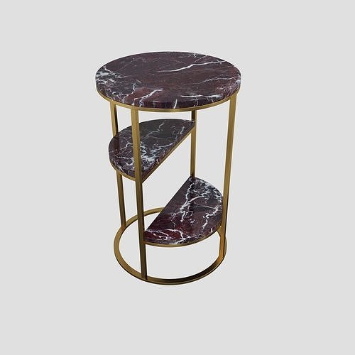 3-Tiered End Table 3D model | CGTrader