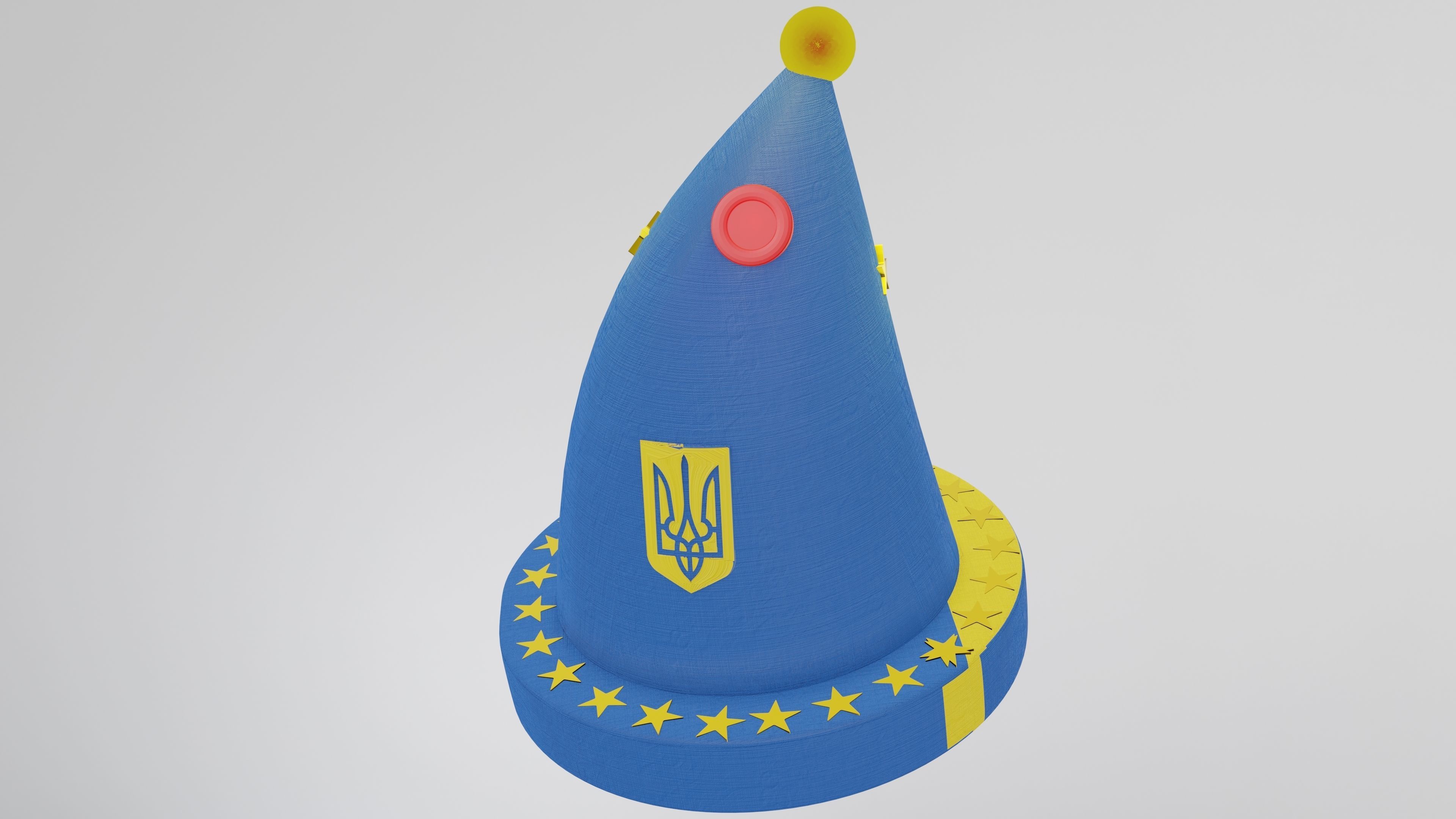 Party Hat Independence 3D model | CGTrader