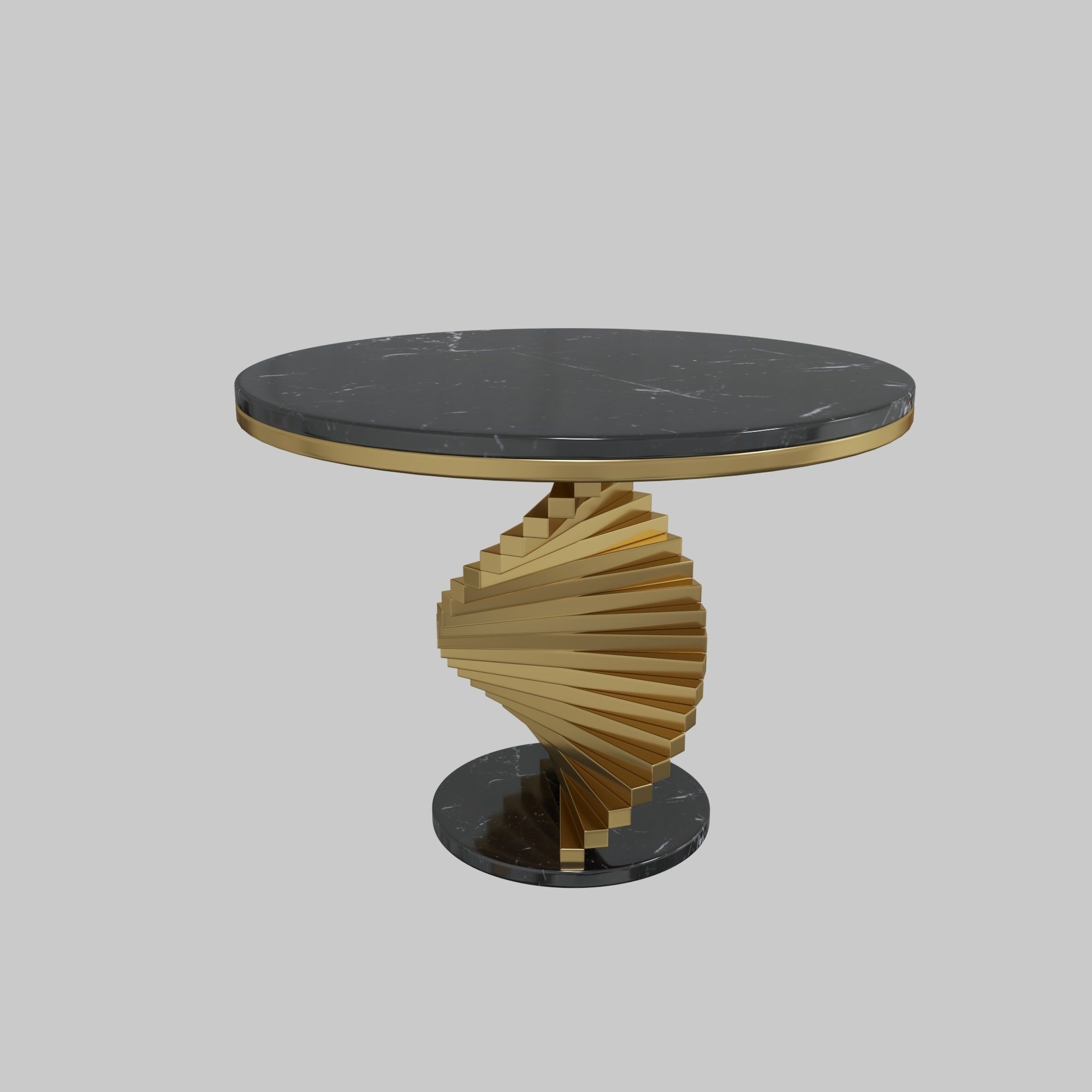 Modern Round Side Table 3D model | CGTrader
