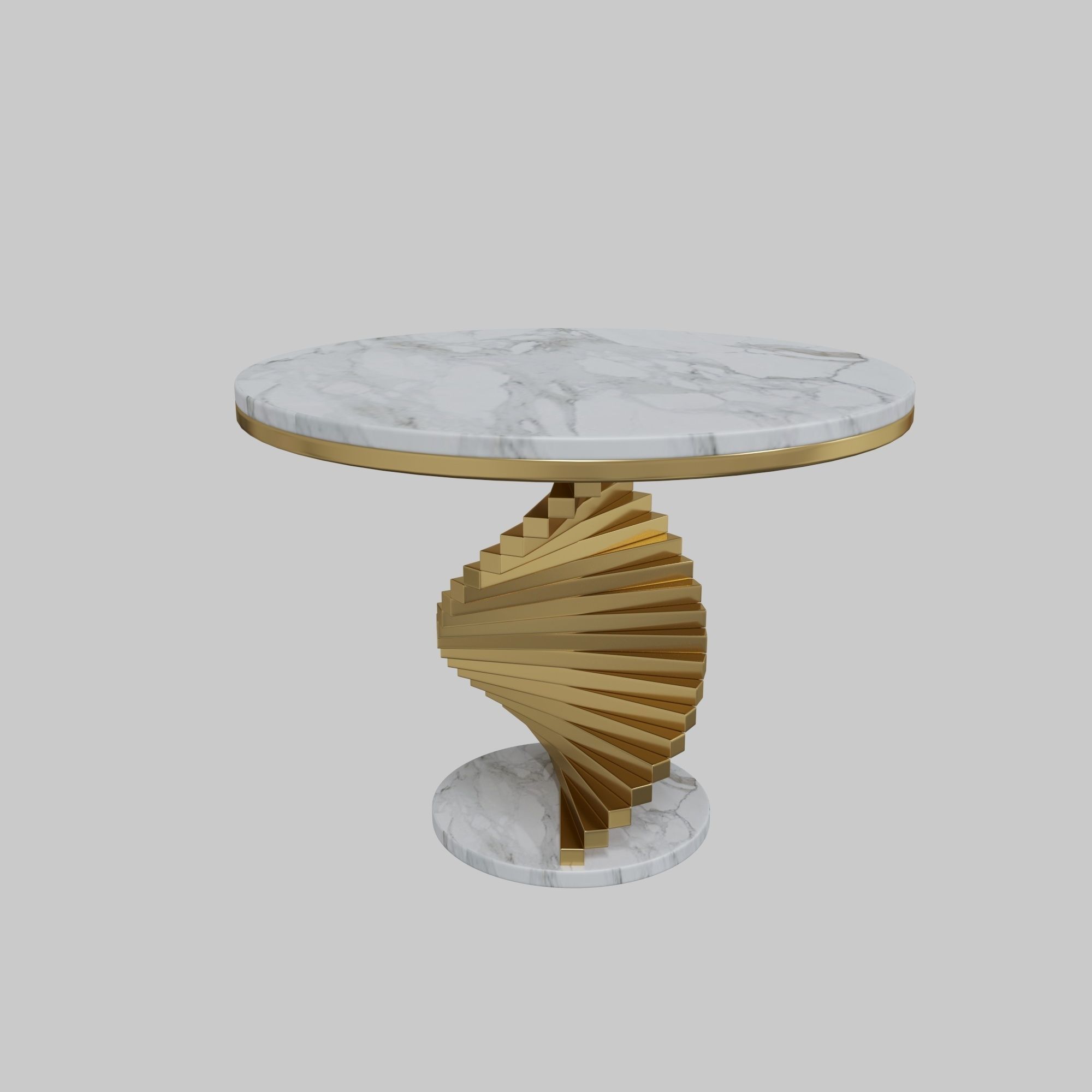 Modern Round Side Table 3D model | CGTrader