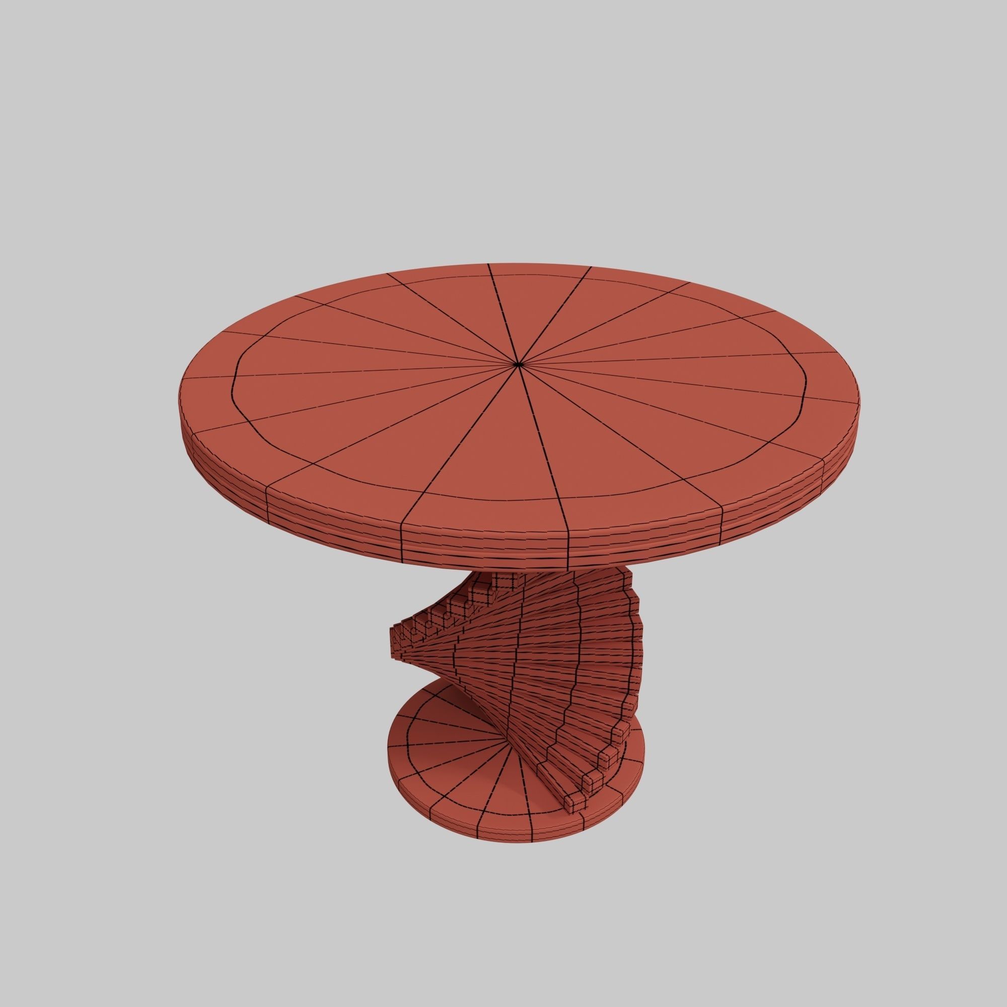 Modern Round Side Table 3D model | CGTrader
