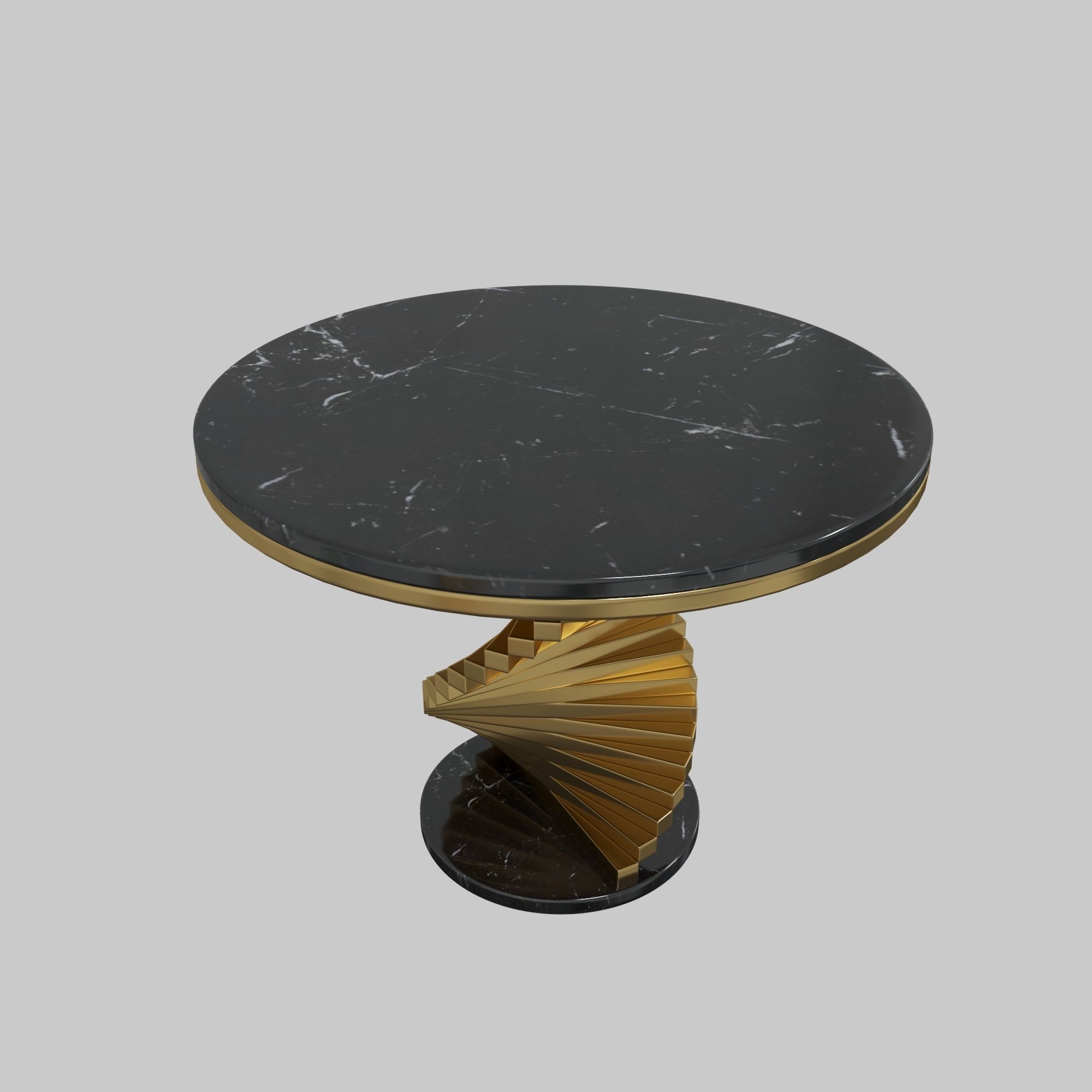 Modern Round Side Table 3D model | CGTrader