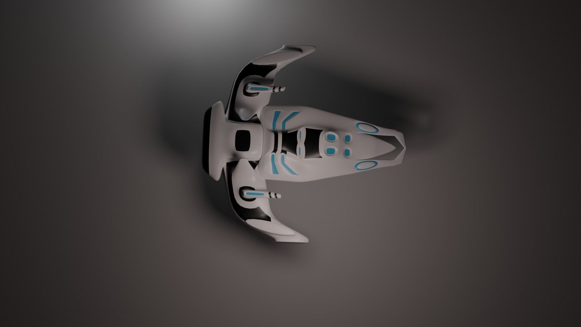 3D model Low-Poly SpaceShip futuristic VR / AR / low-poly | CGTrader