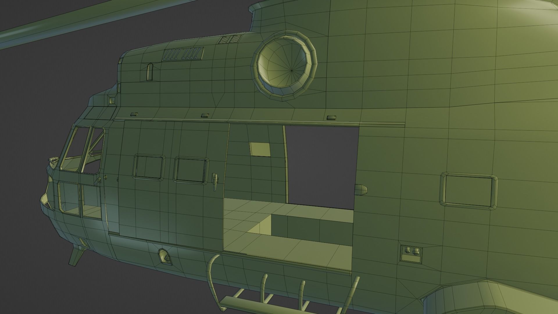 3D model Helicopter puma 9 textures VR / AR / low-poly | CGTrader