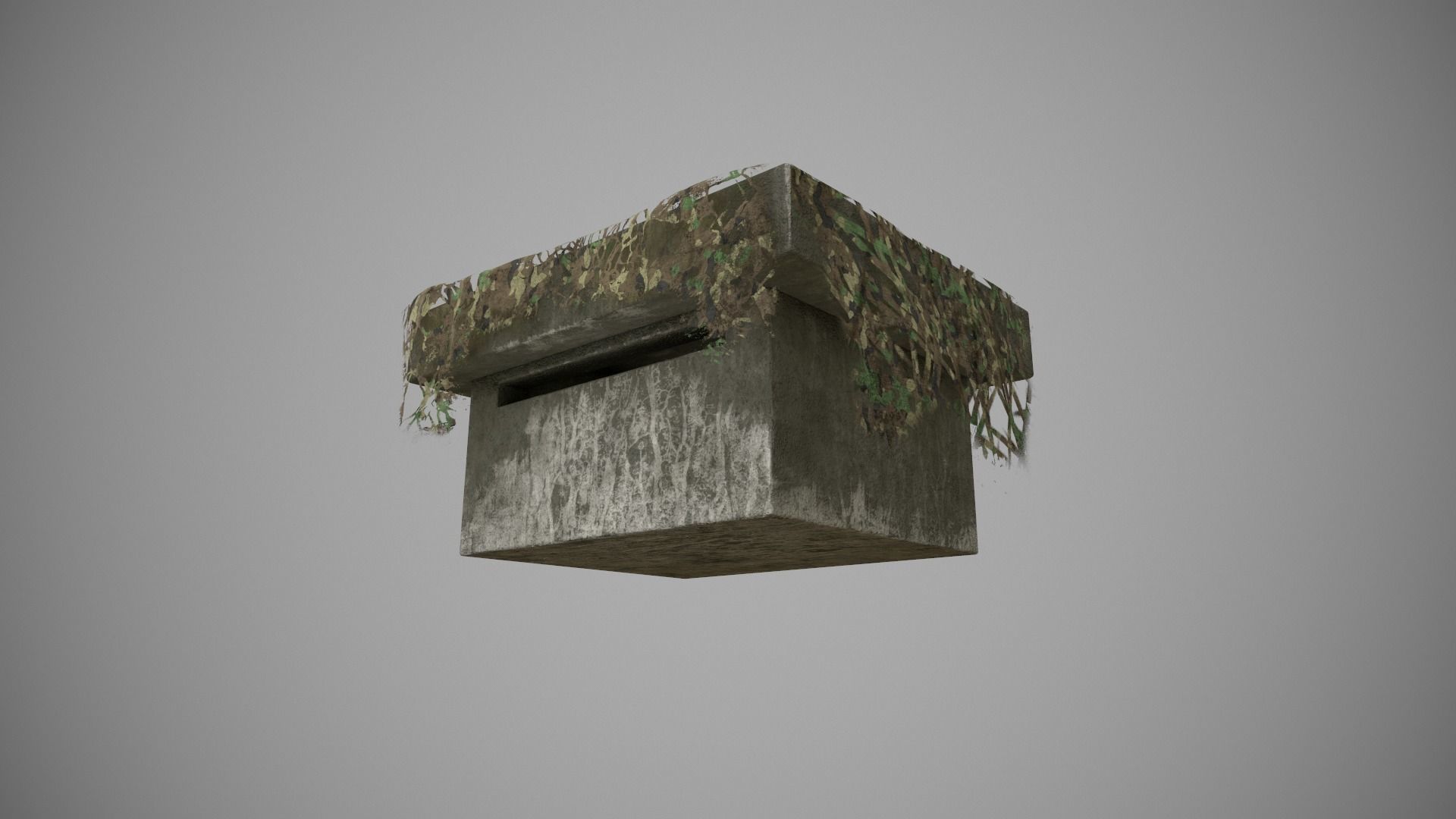 3D model bunker VR / AR / low-poly | CGTrader