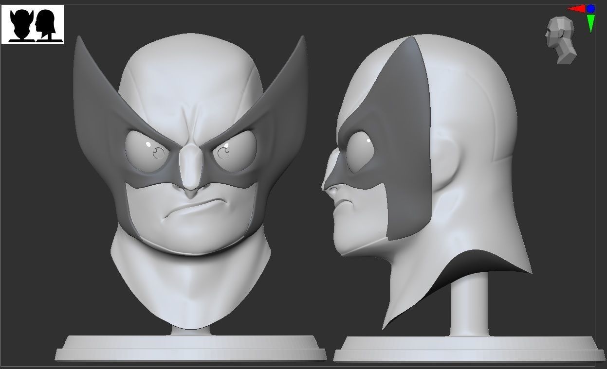 wolverine 10cm 3D model 3D printable | CGTrader