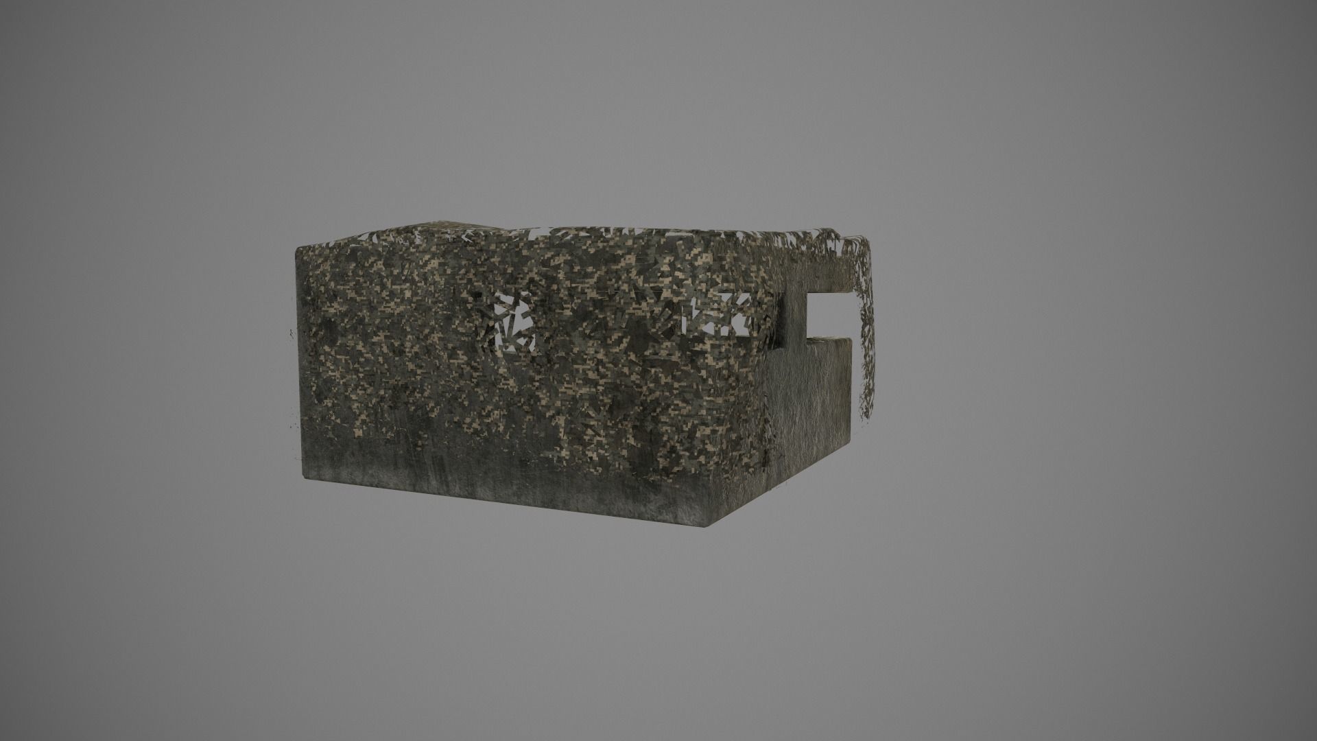 3D model bunker VR / AR / low-poly | CGTrader