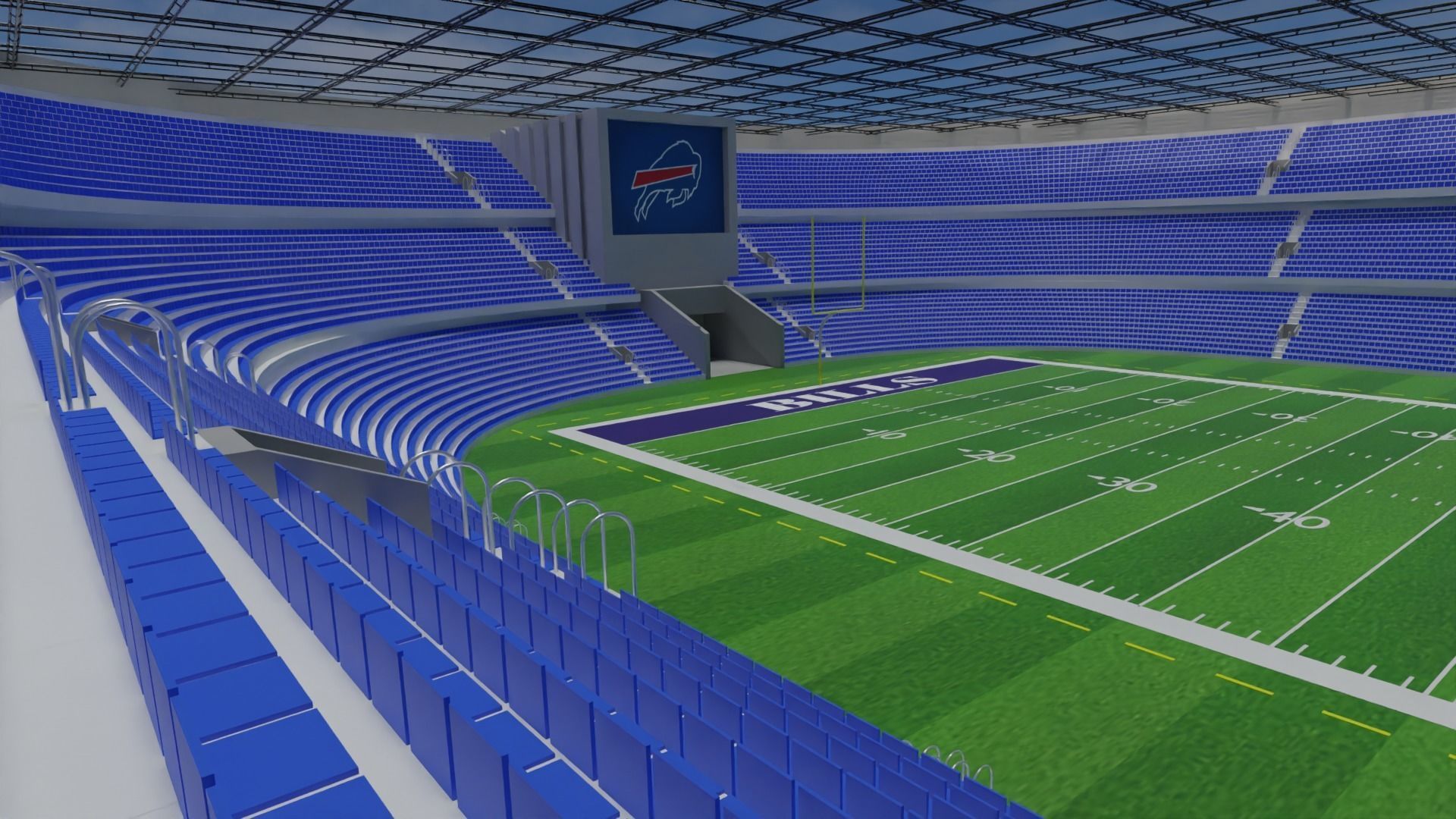 3D model Buffalo Bills - Highmark Stadium - American Football Stadium ...