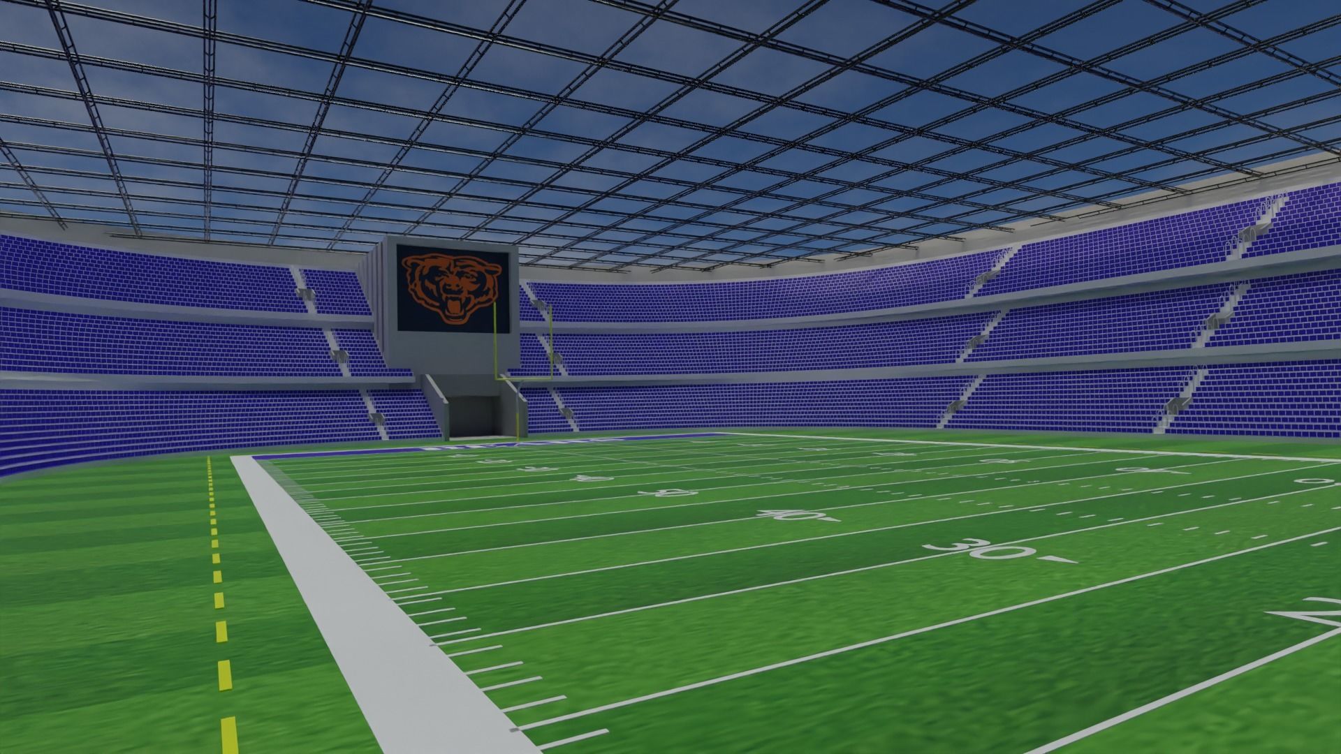 3D model Chicago Bears - Soldier Field - American Football Stadium VR ...