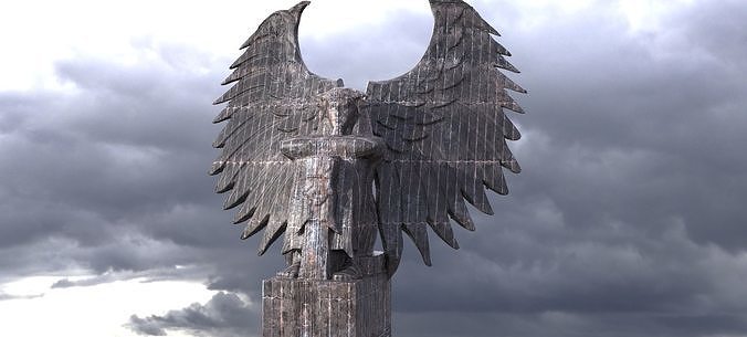 Dark Egyptian Winged Deity 3D model | CGTrader