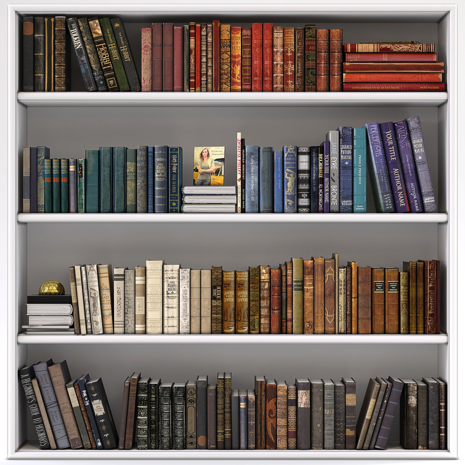 Book Set Classic Old 3D model | CGTrader