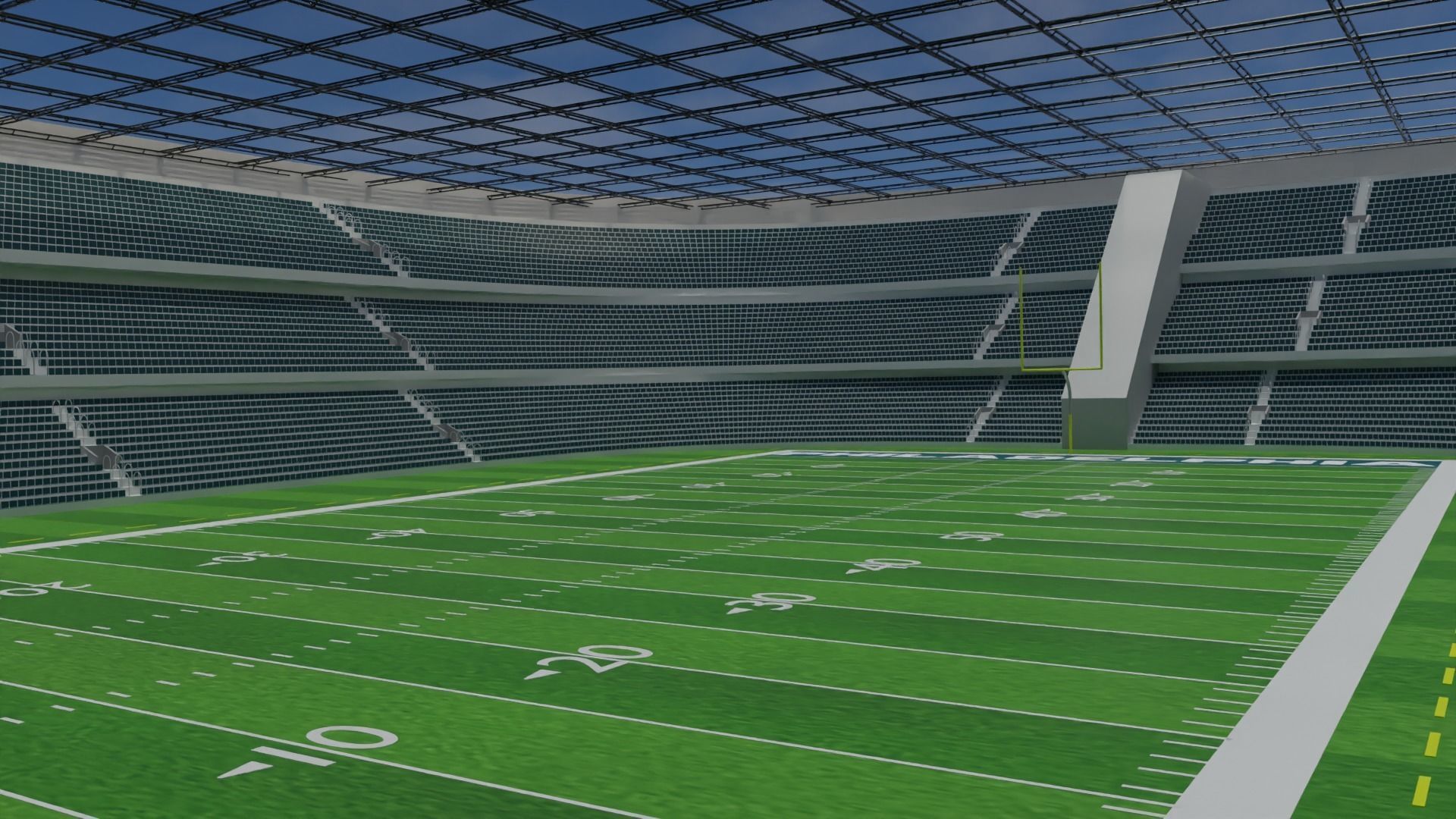 3D model Philadelphia Eagles - American Football Stadium VR / AR / low ...