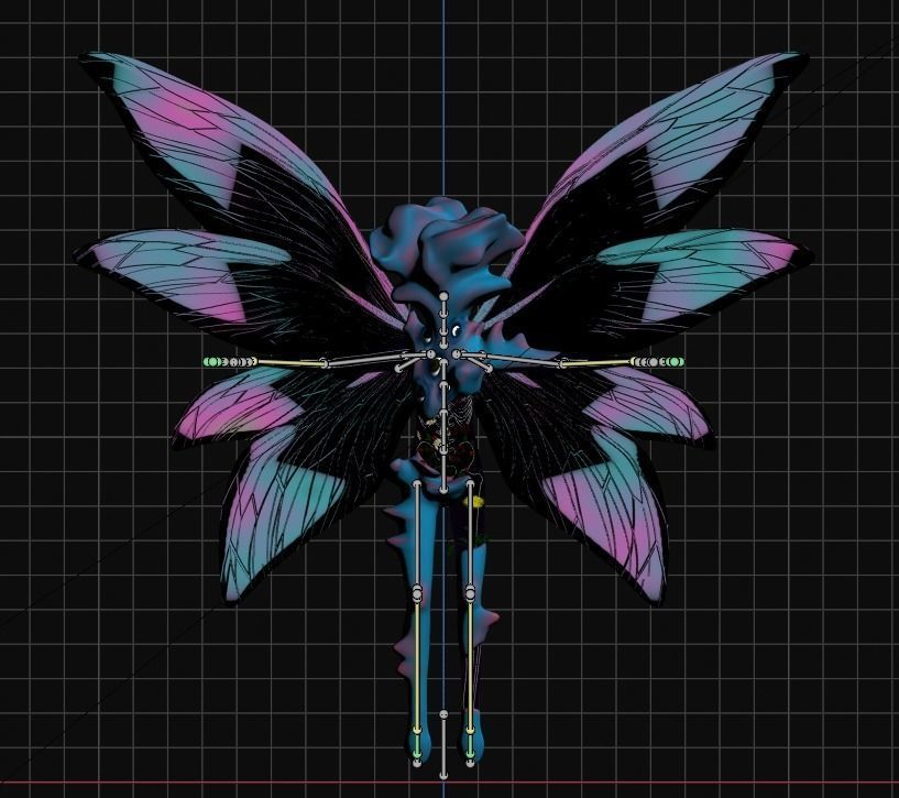 Fae Creature 3D model rigged | CGTrader