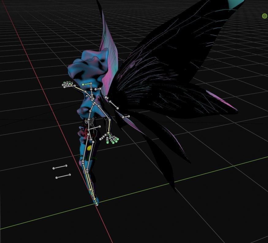 Fae Creature 3D model rigged | CGTrader