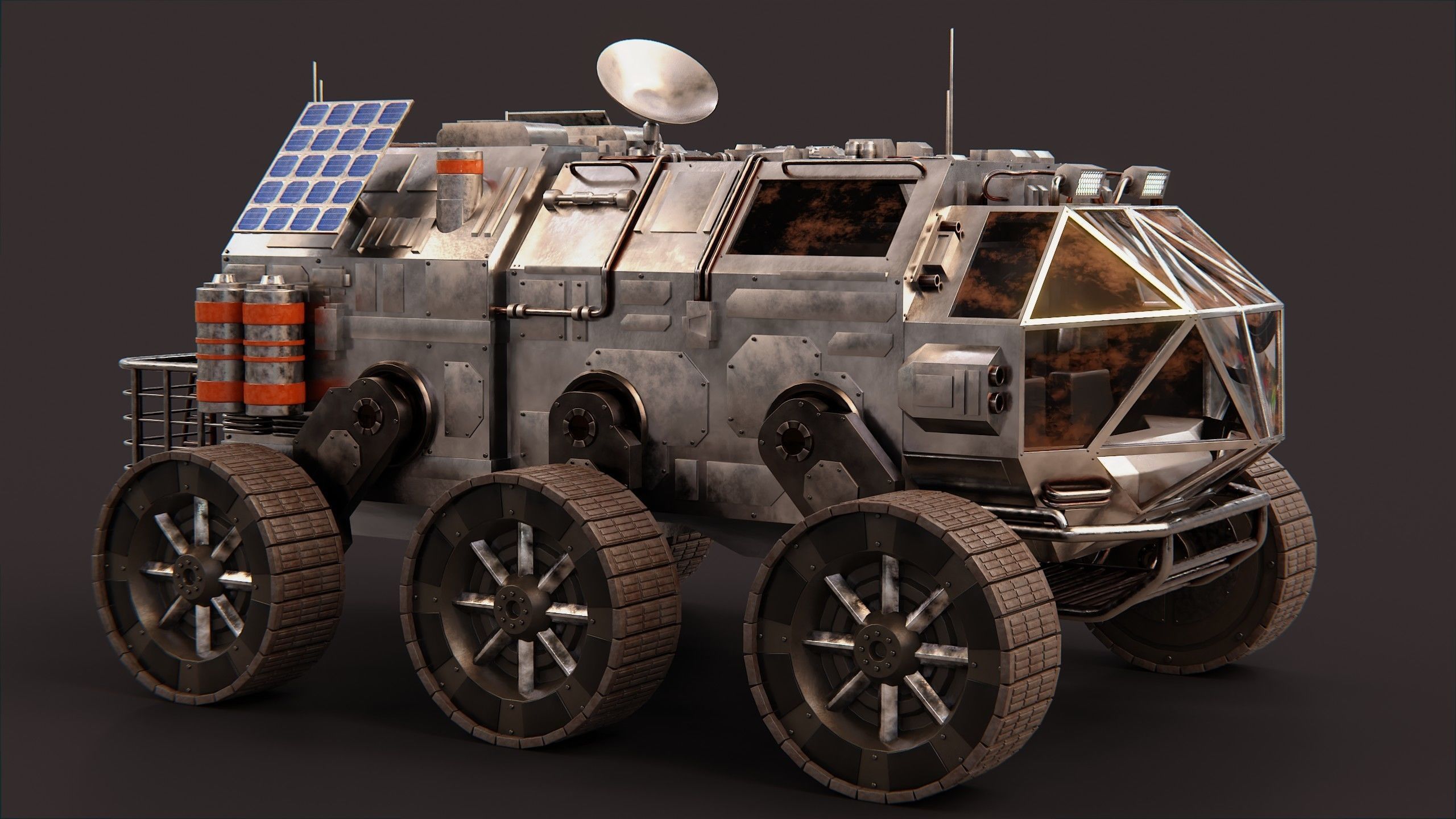 Mars Rover - Blender 3D model | CGTrader