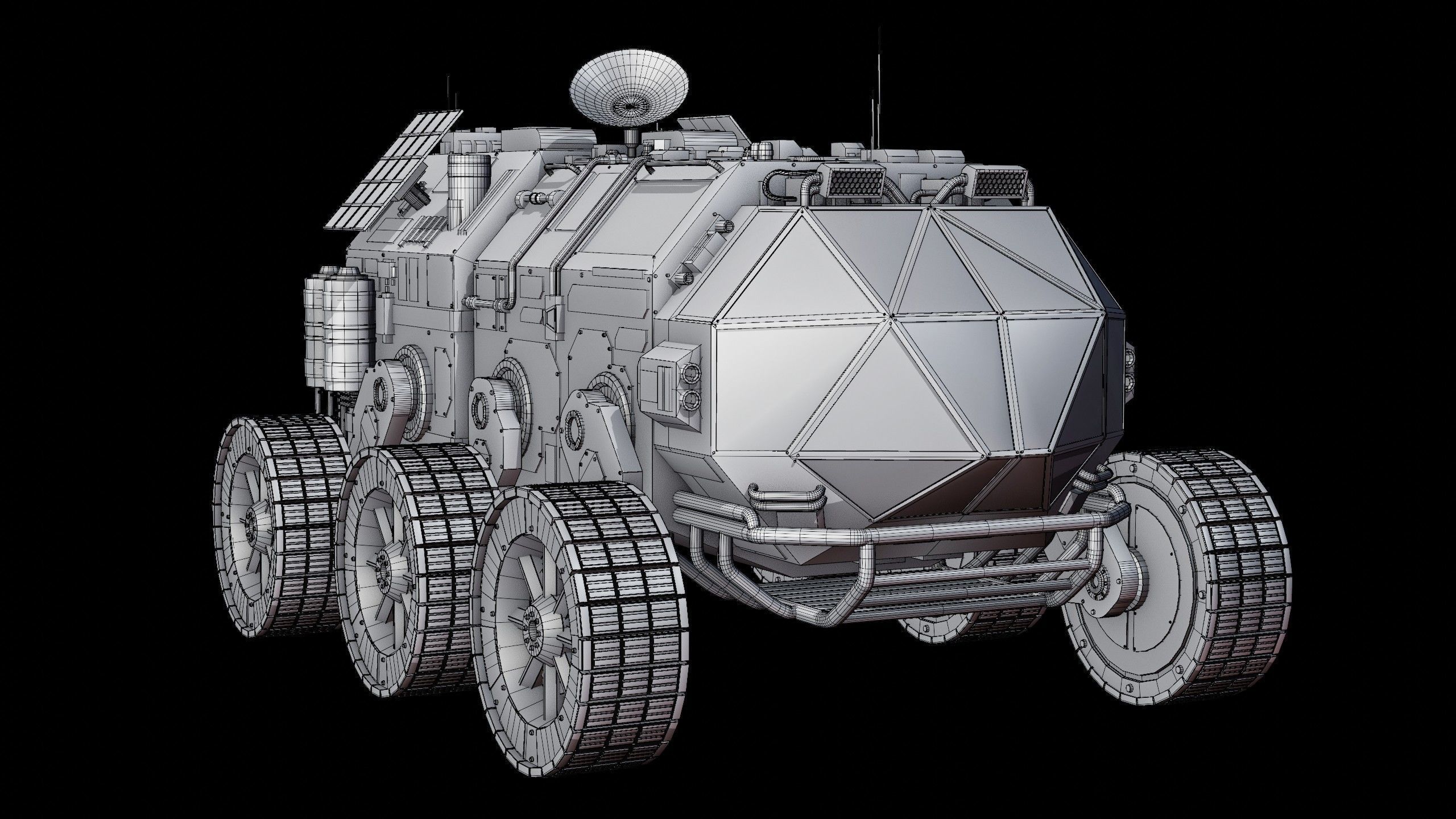 Mars Rover - Blender 3D model | CGTrader