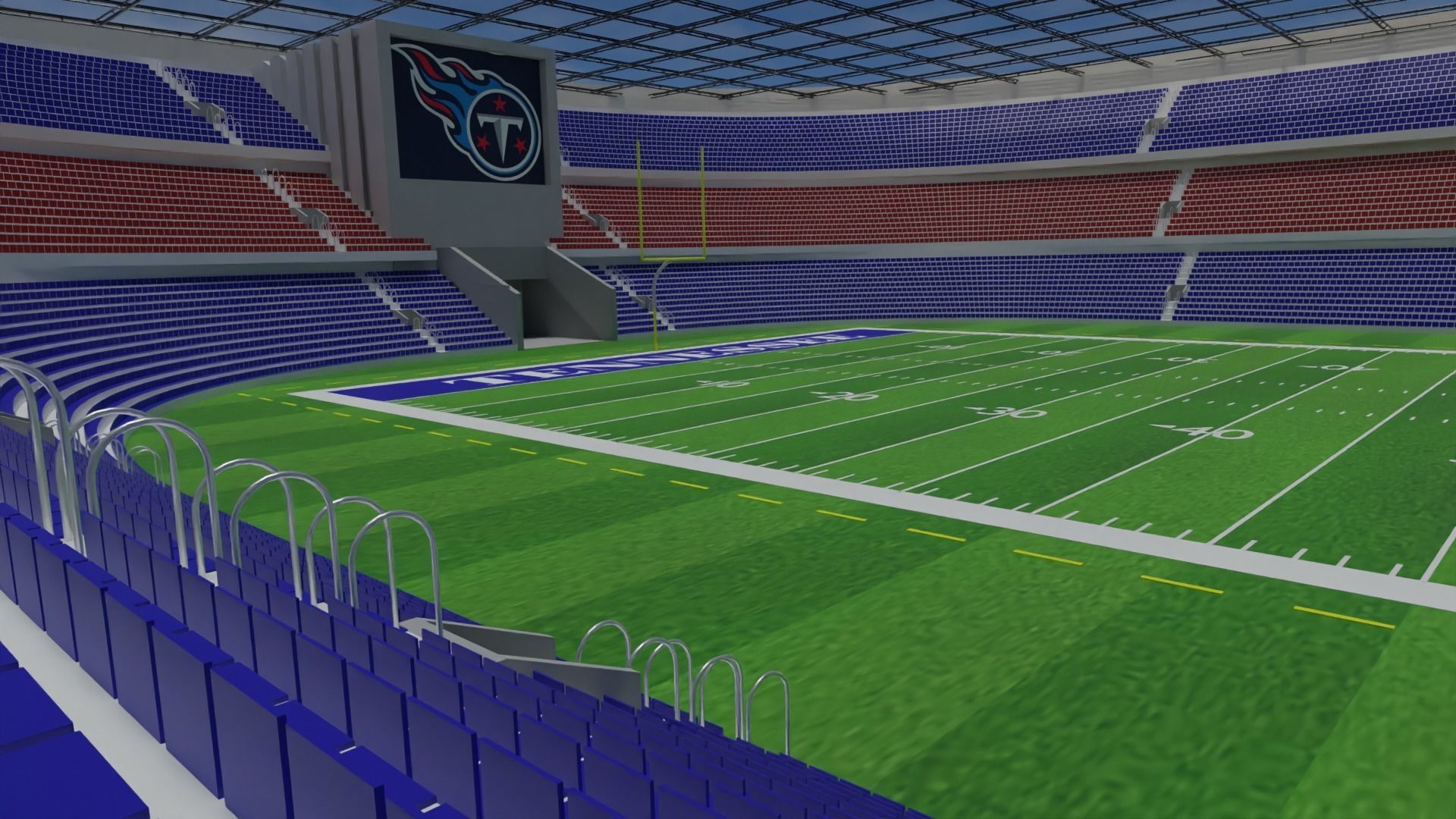 3D model Tennessee Titans - American Football Stadium VR / AR / low ...