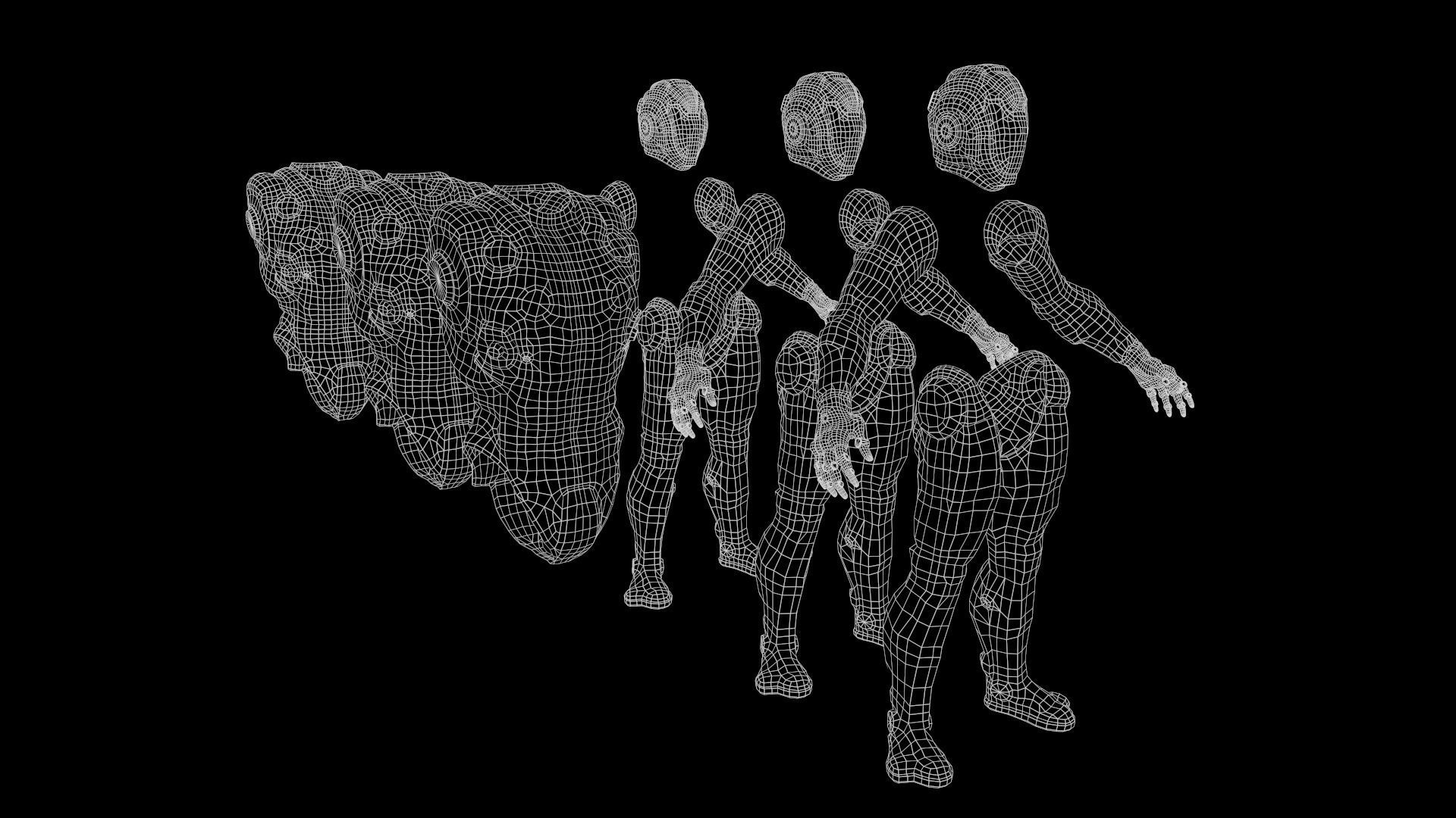 3D model Cyborg VR / AR / low-poly | CGTrader