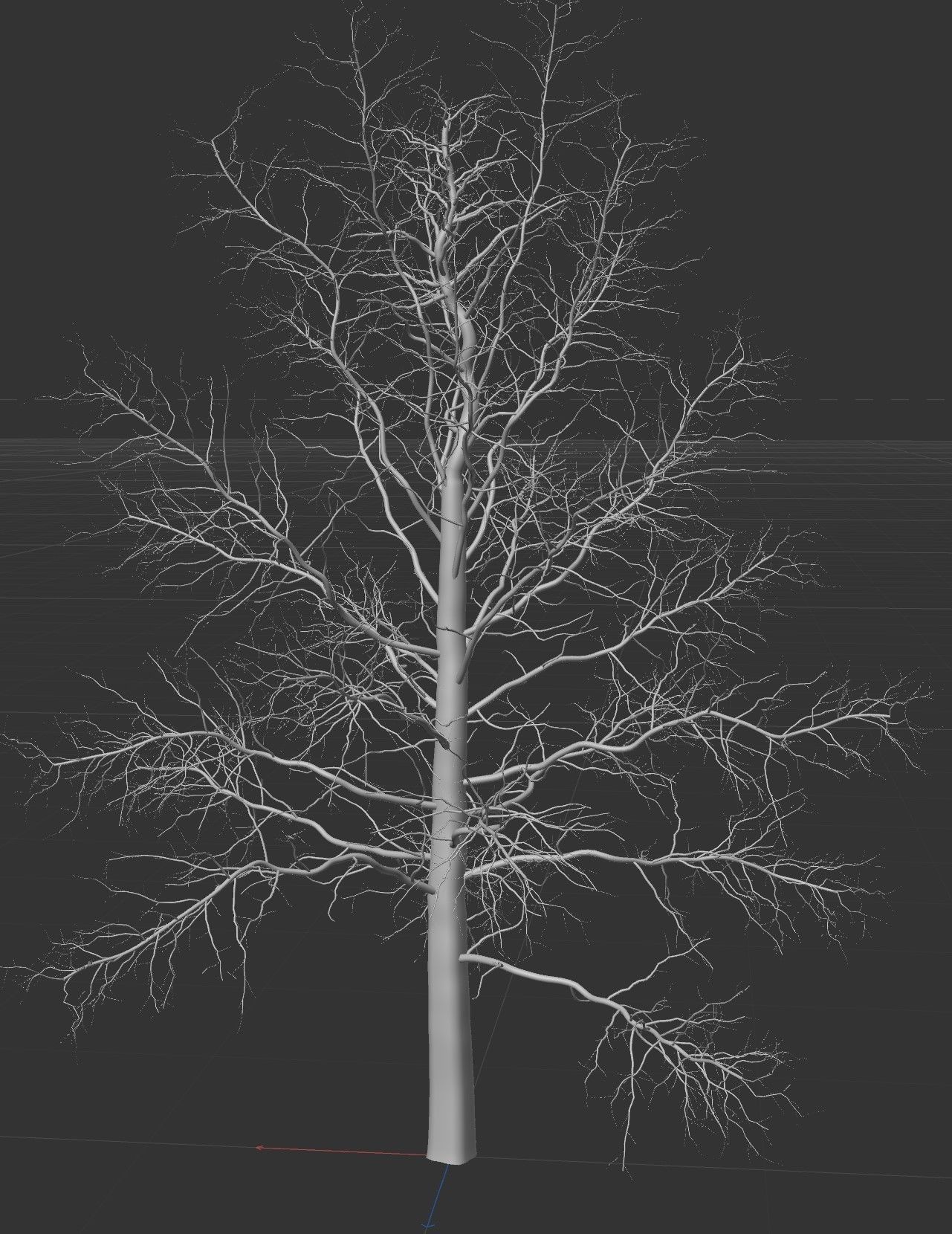 Sycamore Bare tree 3D model | CGTrader