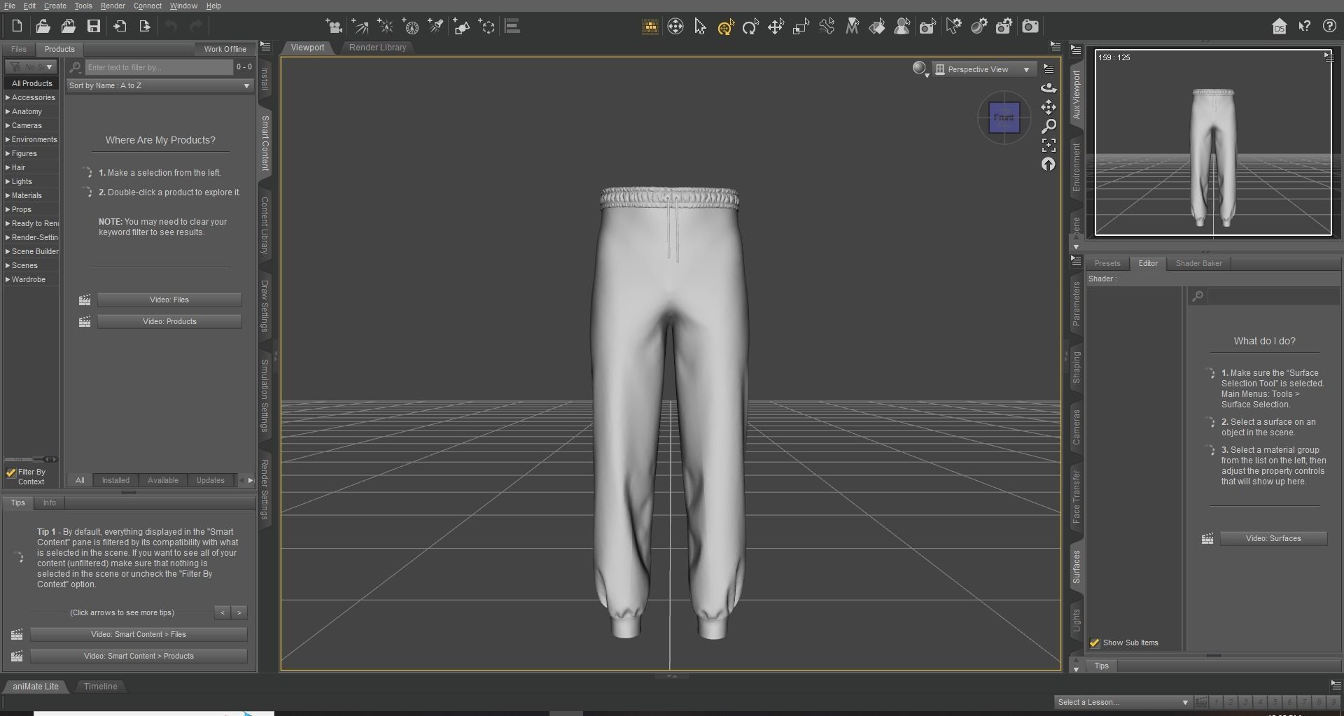 Trousers for Men in Casual and Formal Look 3D model | CGTrader