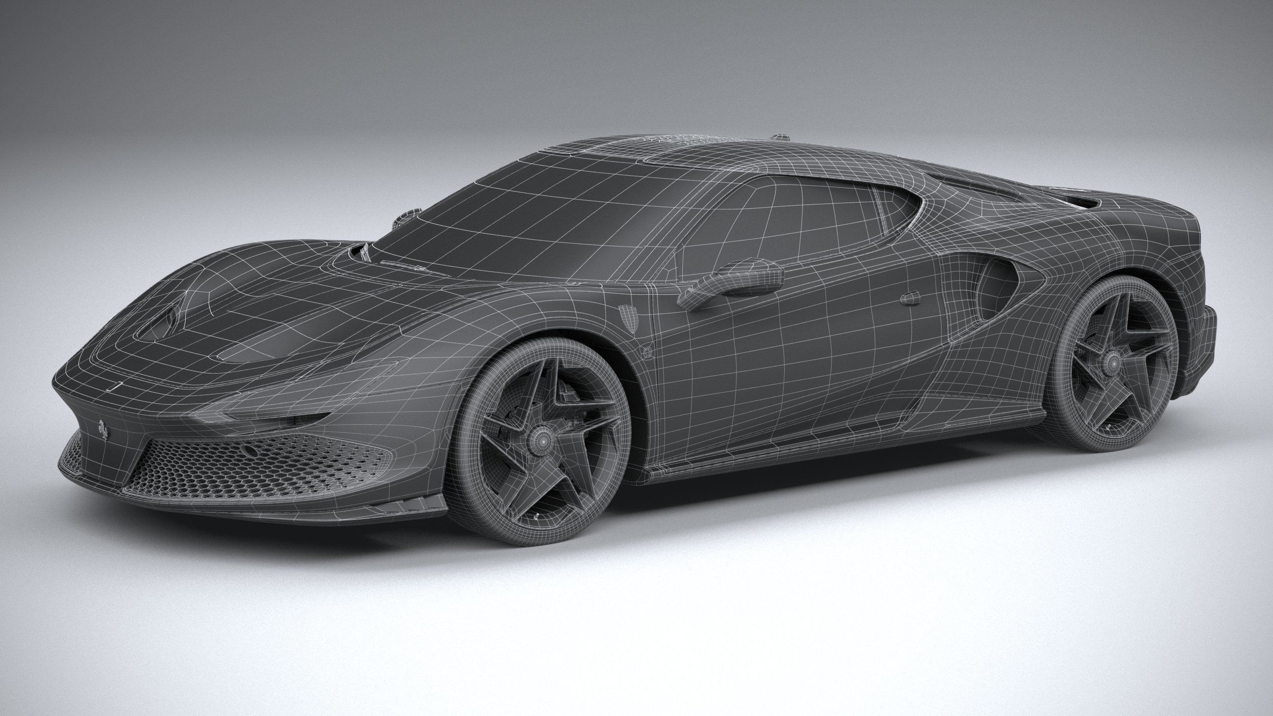 Ferrari SP48 Unica 2023 3D model | CGTrader