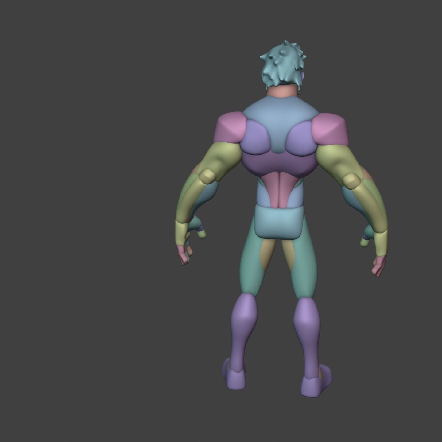 Wolverine Character Blockout 3D model | CGTrader