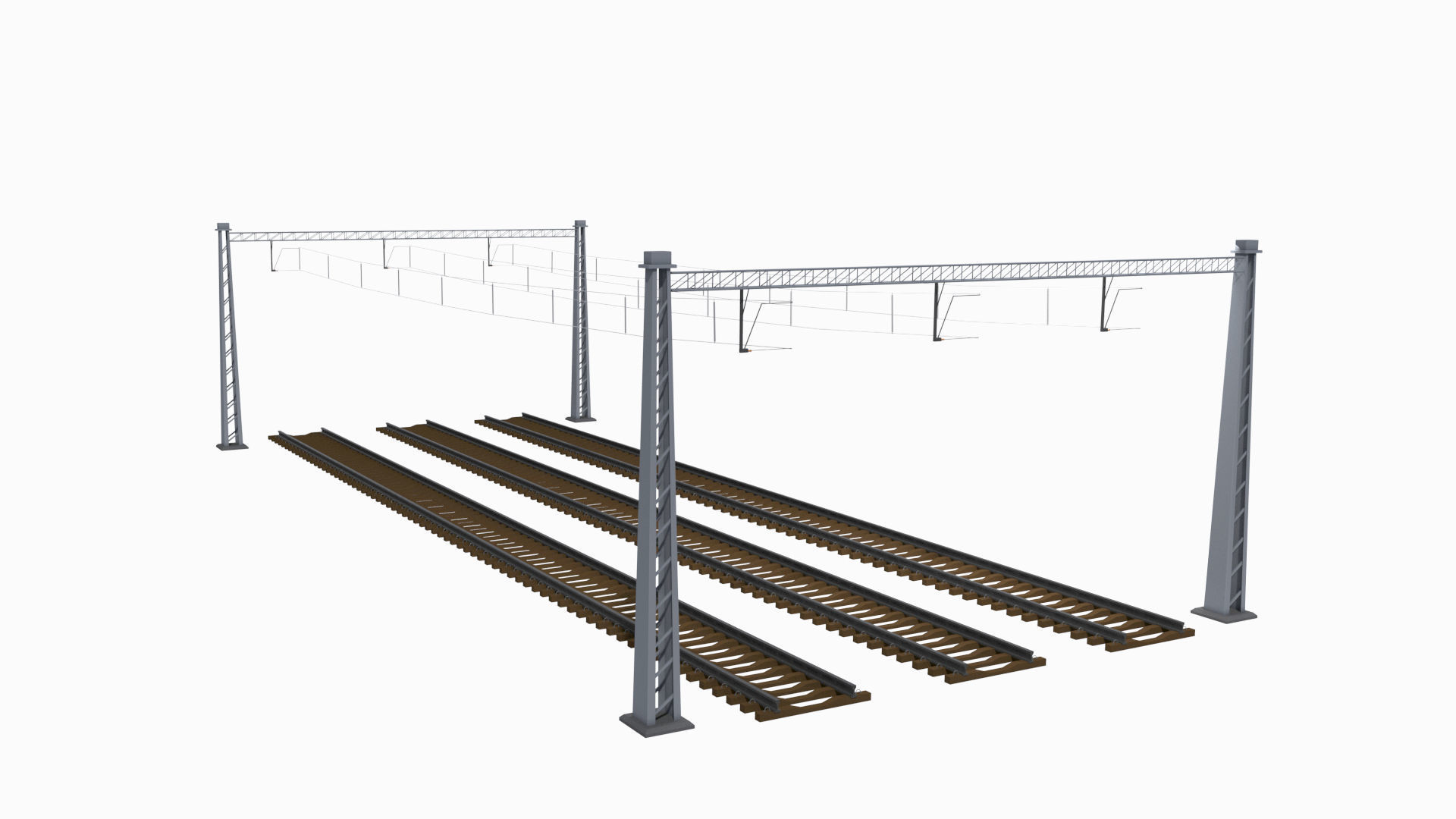 Railway High Traction Gate 3D model | CGTrader