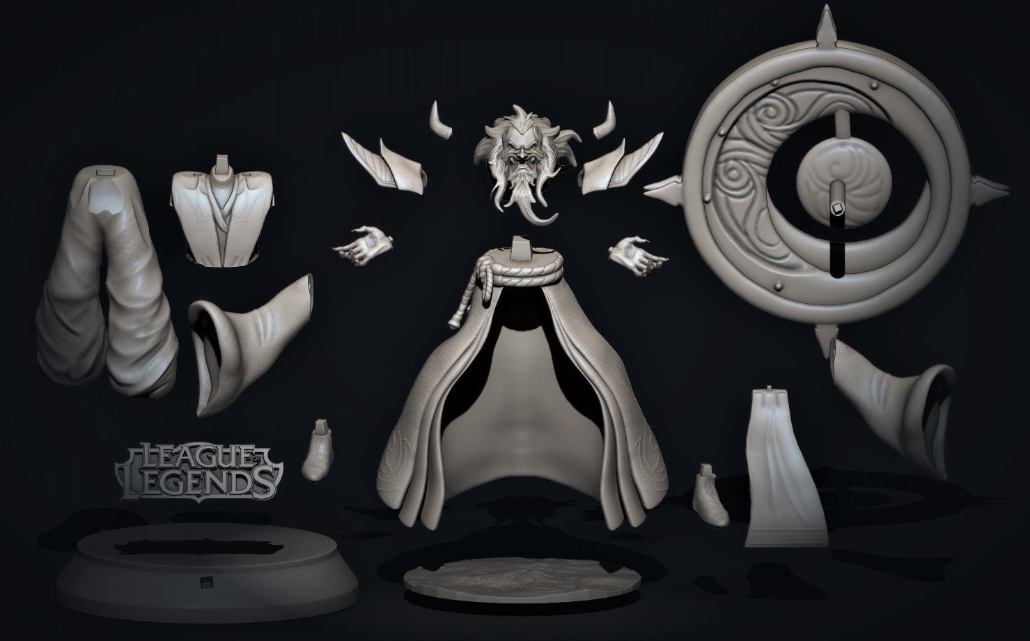 Blood Moon Zilean - League of legends 3D model 3D printable | CGTrader