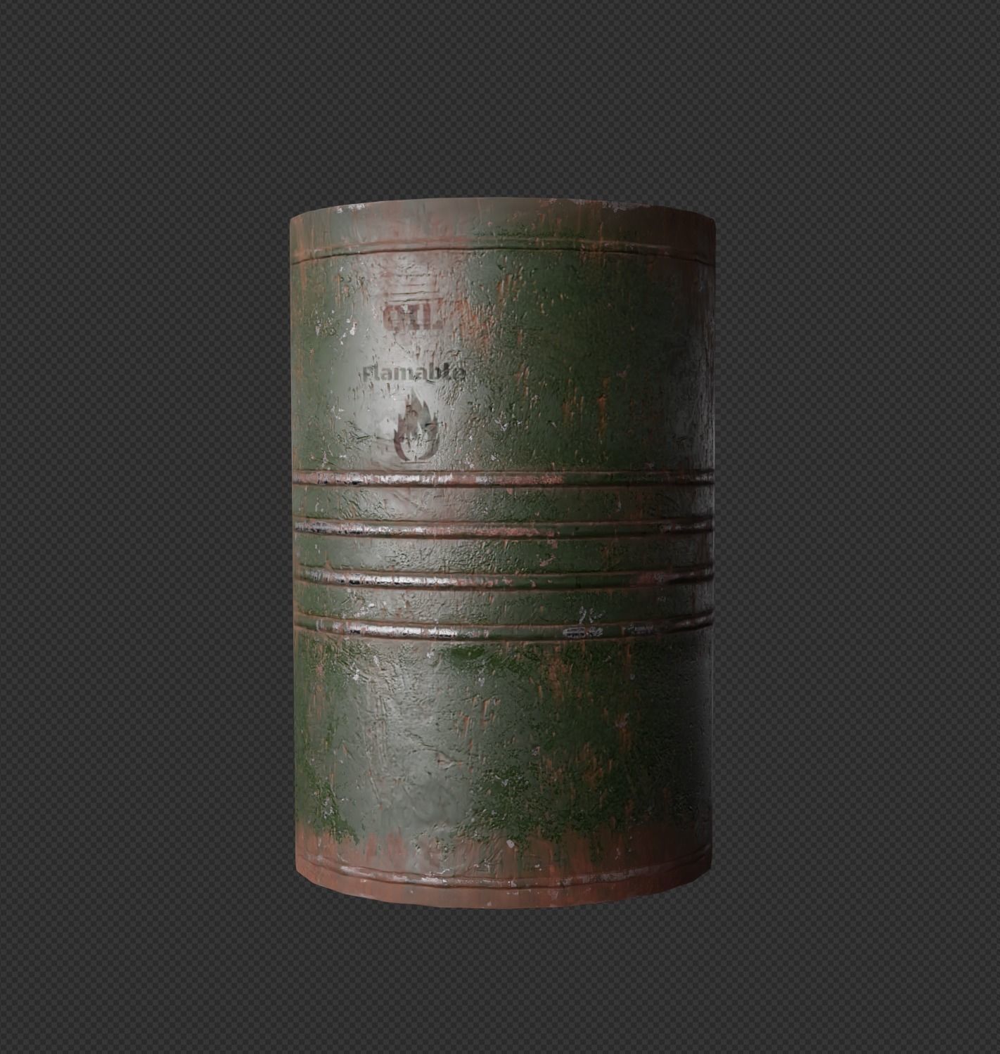 3D model Rusty barell VR / AR / low-poly | CGTrader