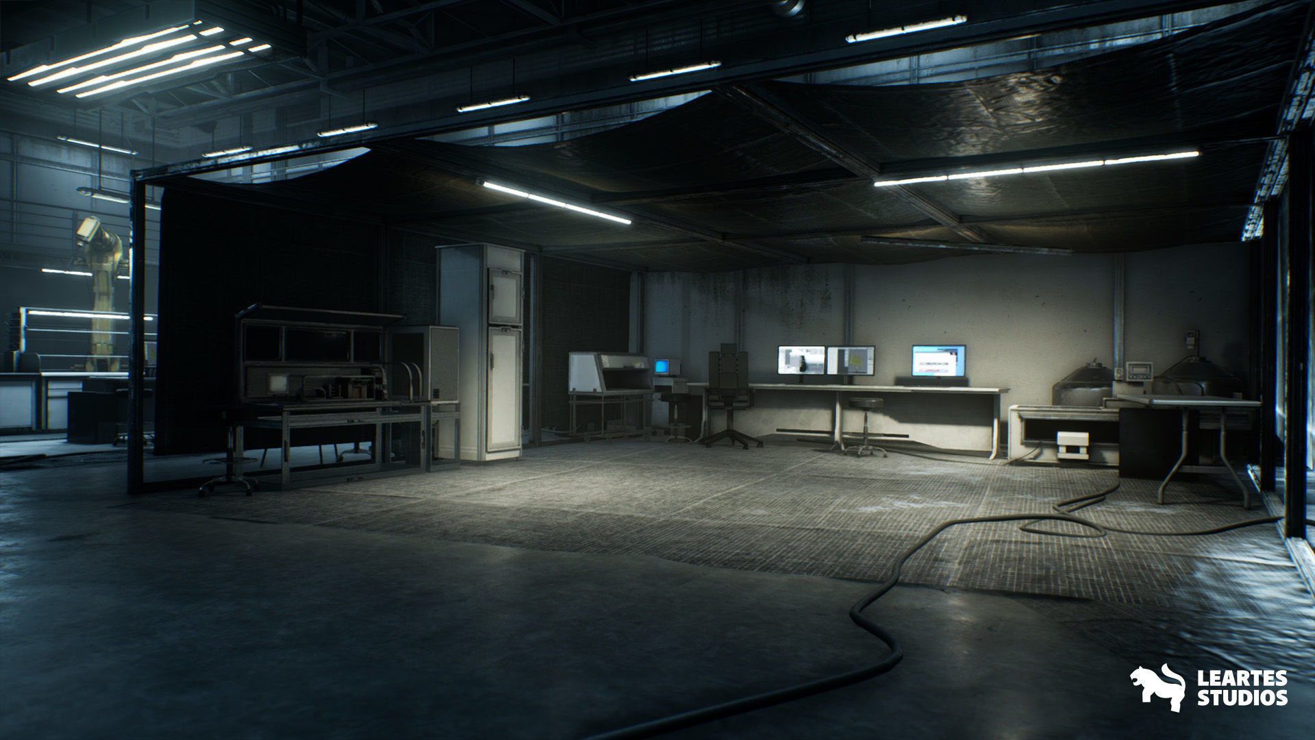 3D model Sci-Fi Laboratory Environment VR / AR / low-poly | CGTrader
