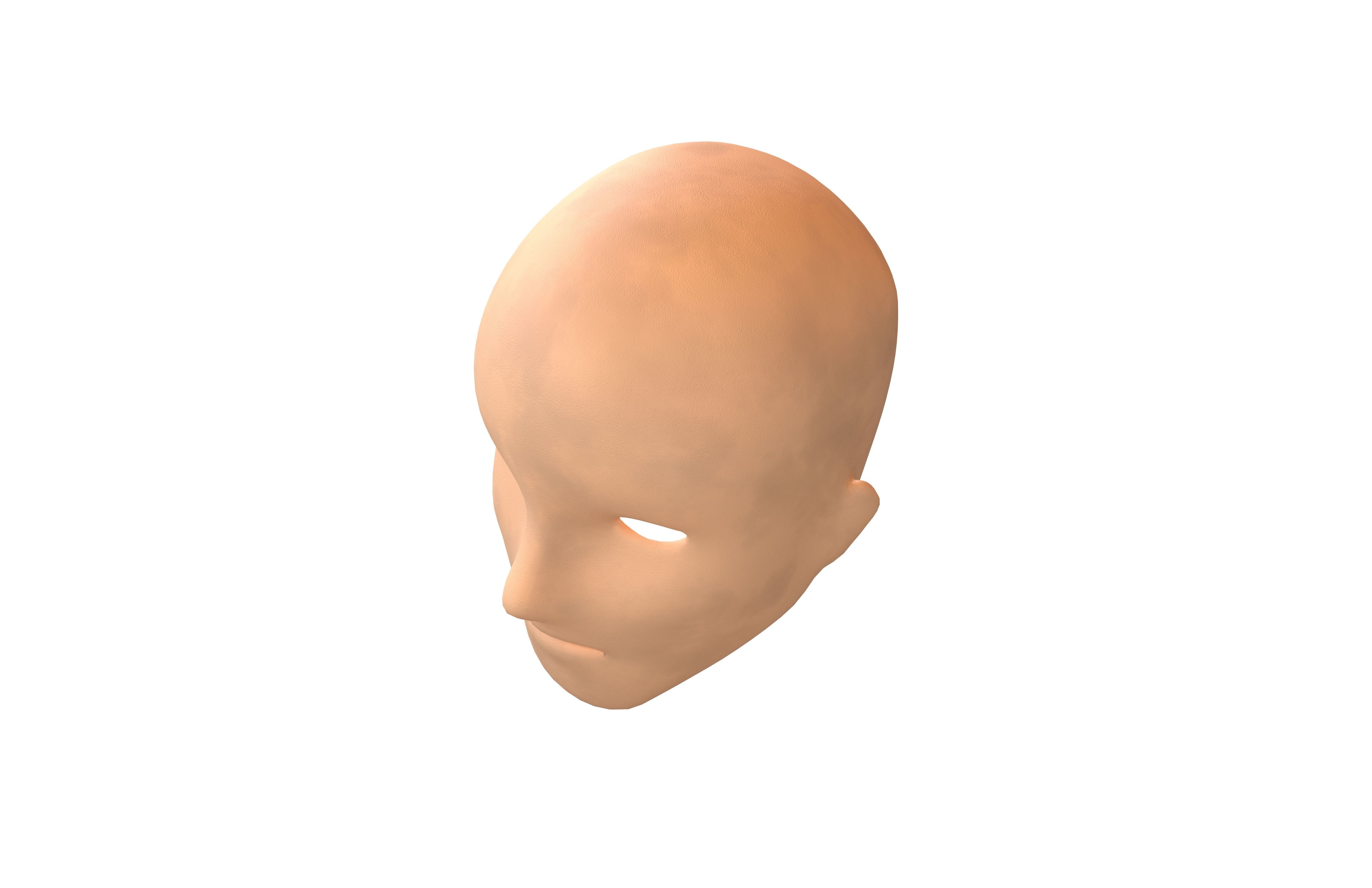 3D model Human Skin Mask v1 002 VR / AR / low-poly | CGTrader