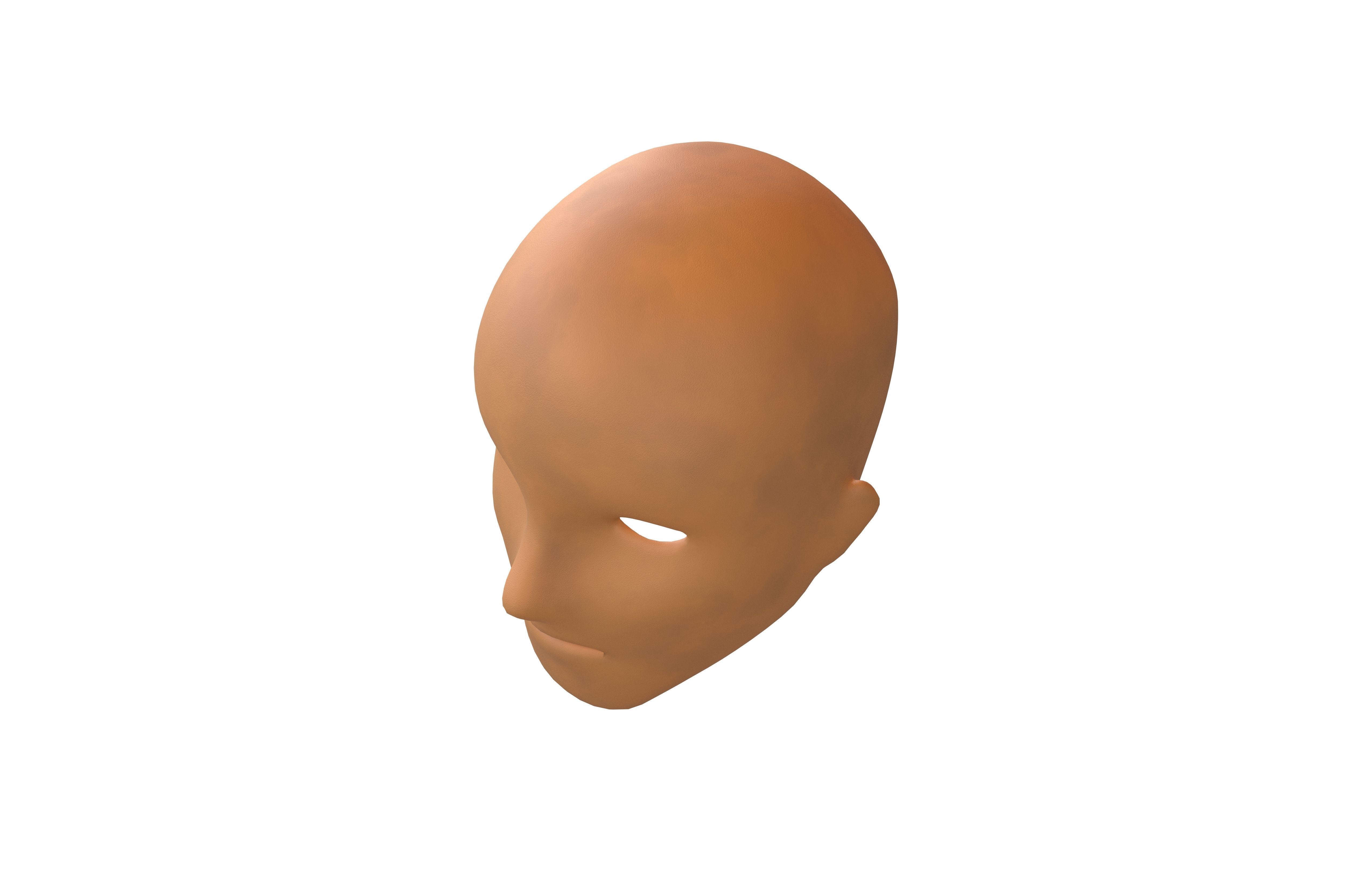 3D model Human Skin Mask v1 003 VR / AR / low-poly | CGTrader