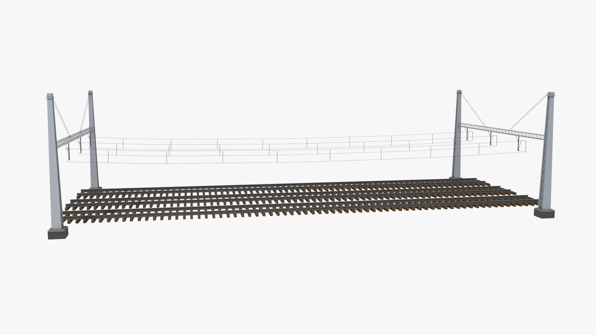 Rail Traction Gate 3D model | CGTrader