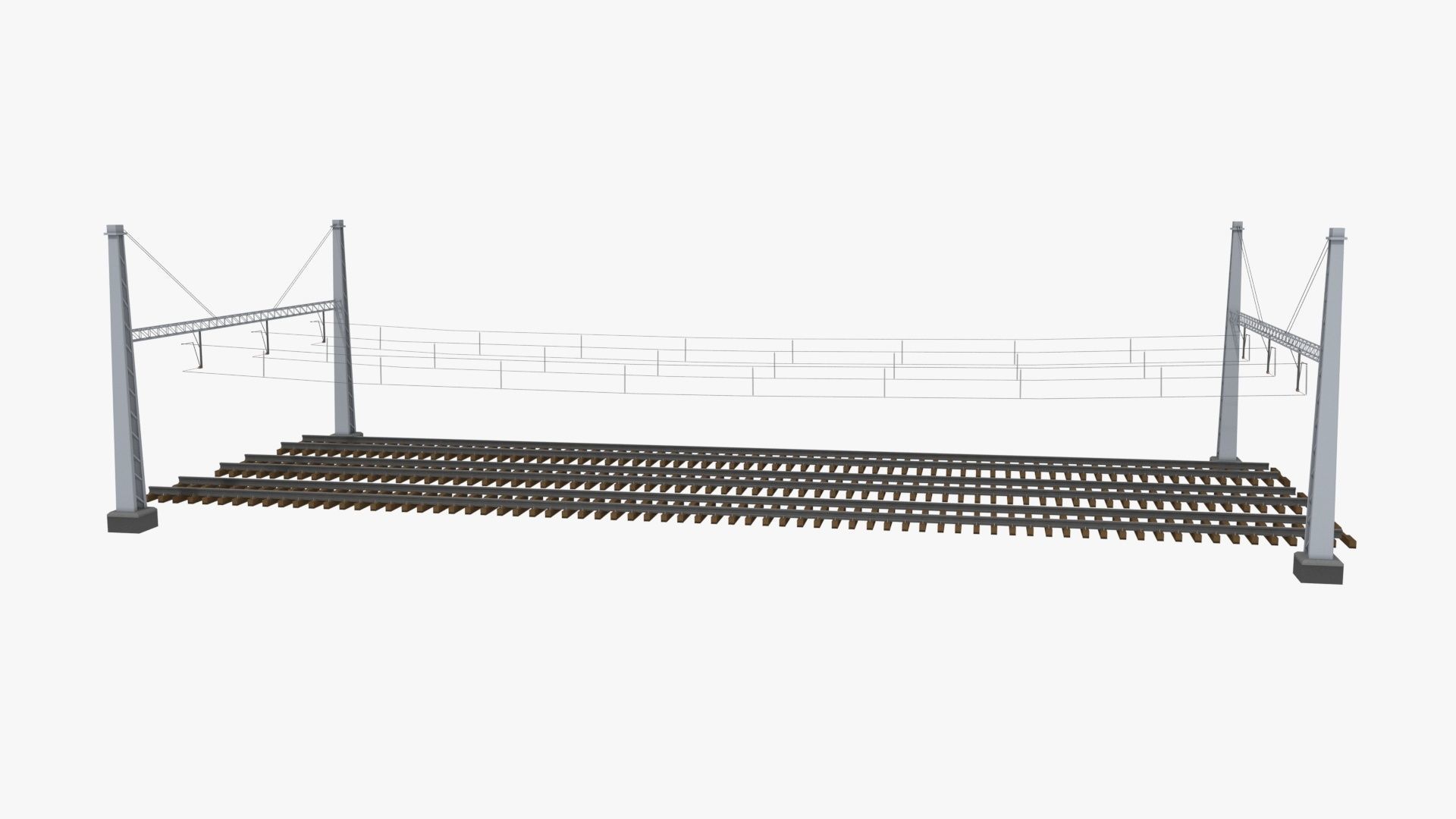 Rail Traction Gate 3D model | CGTrader