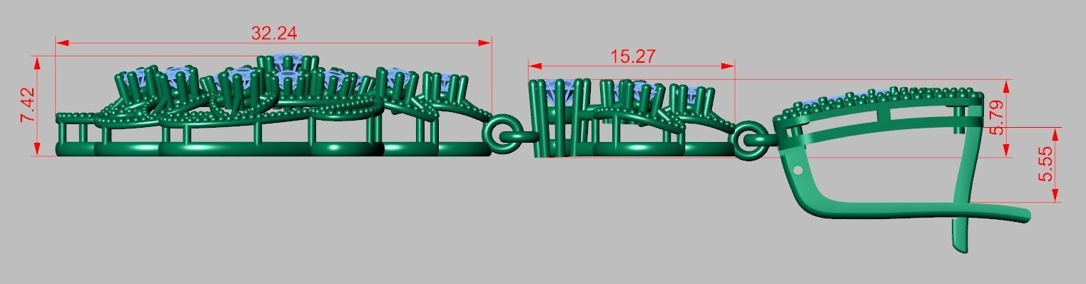 Earring 3D model 3D printable model 0102-49 free 3D model 3D printable ...