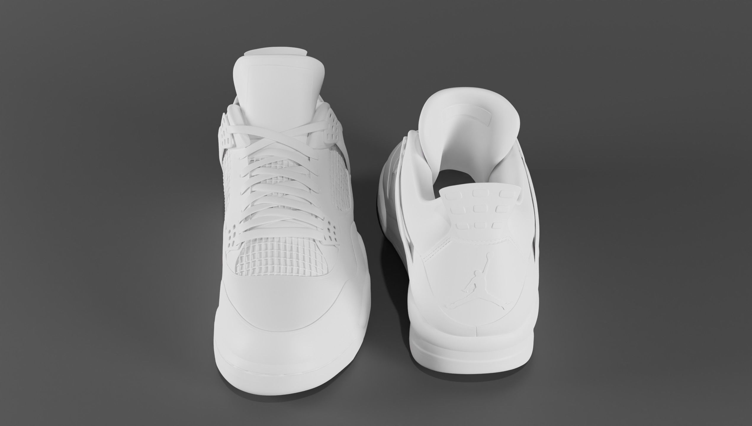 3D model Jordan 4 Retro Red Thunder VR / AR / low-poly | CGTrader