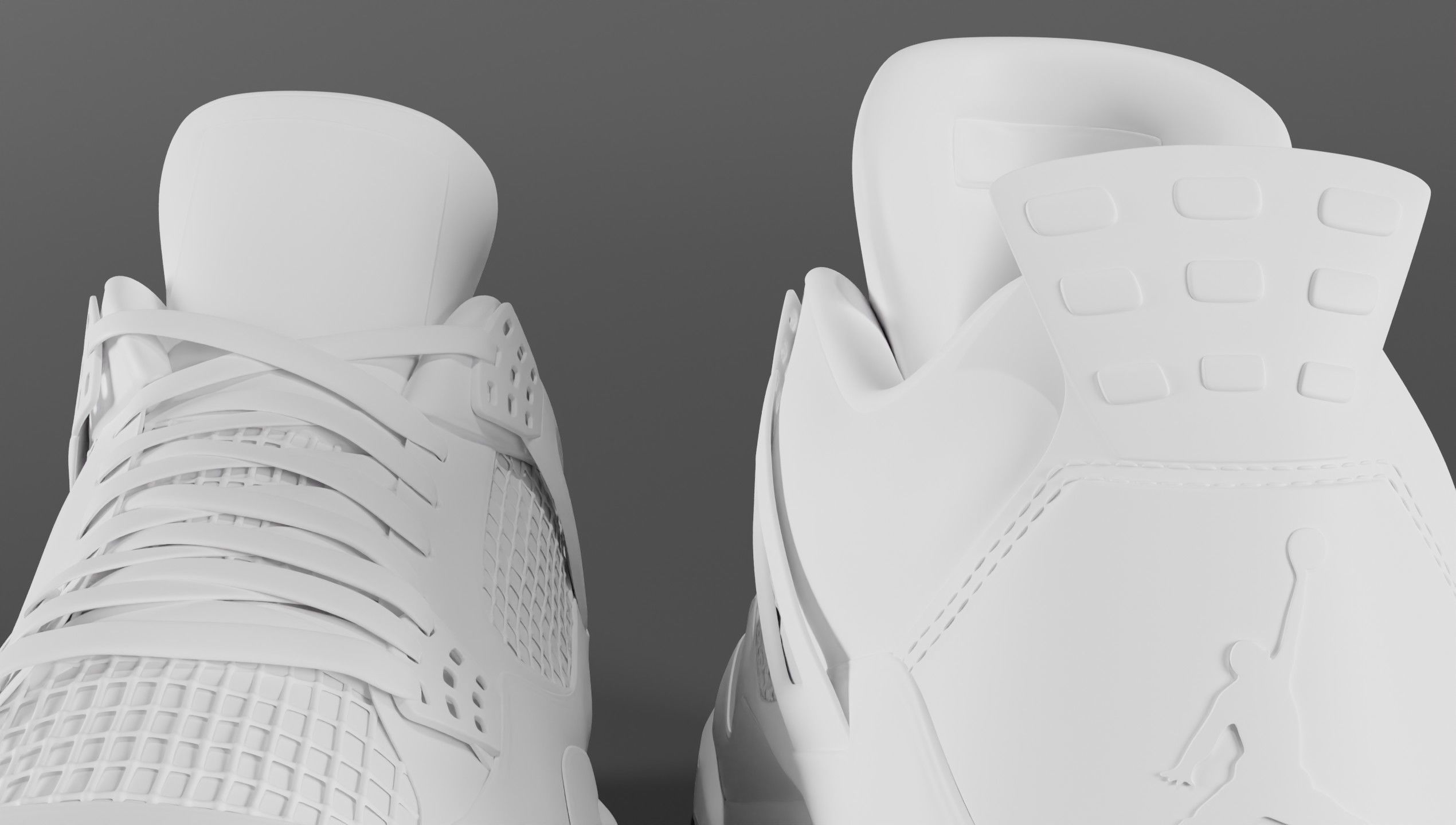 3D model Jordan 4 Retro Midnight Navy VR / AR / low-poly | CGTrader