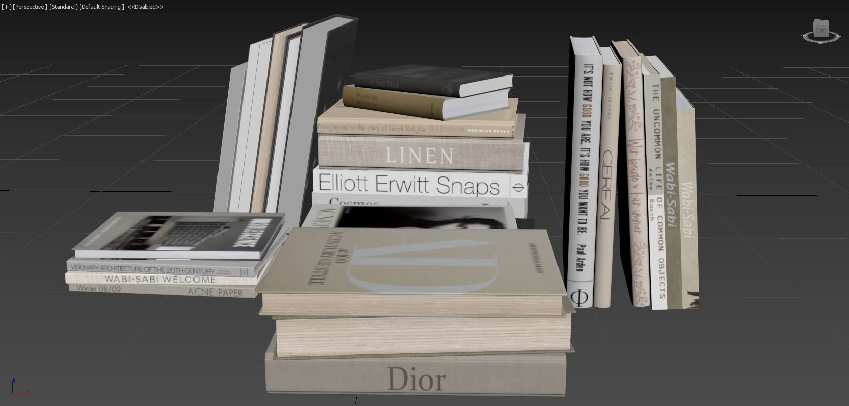 Book Stack Set 07 3D model | CGTrader