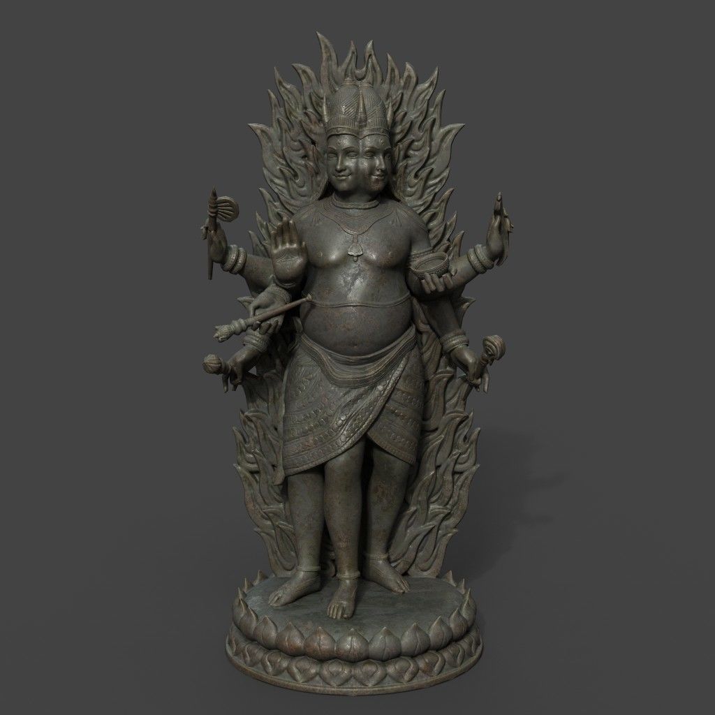 3D model Hindu God Statue 16K HD Texture - 220826 VR / AR / low-poly ...
