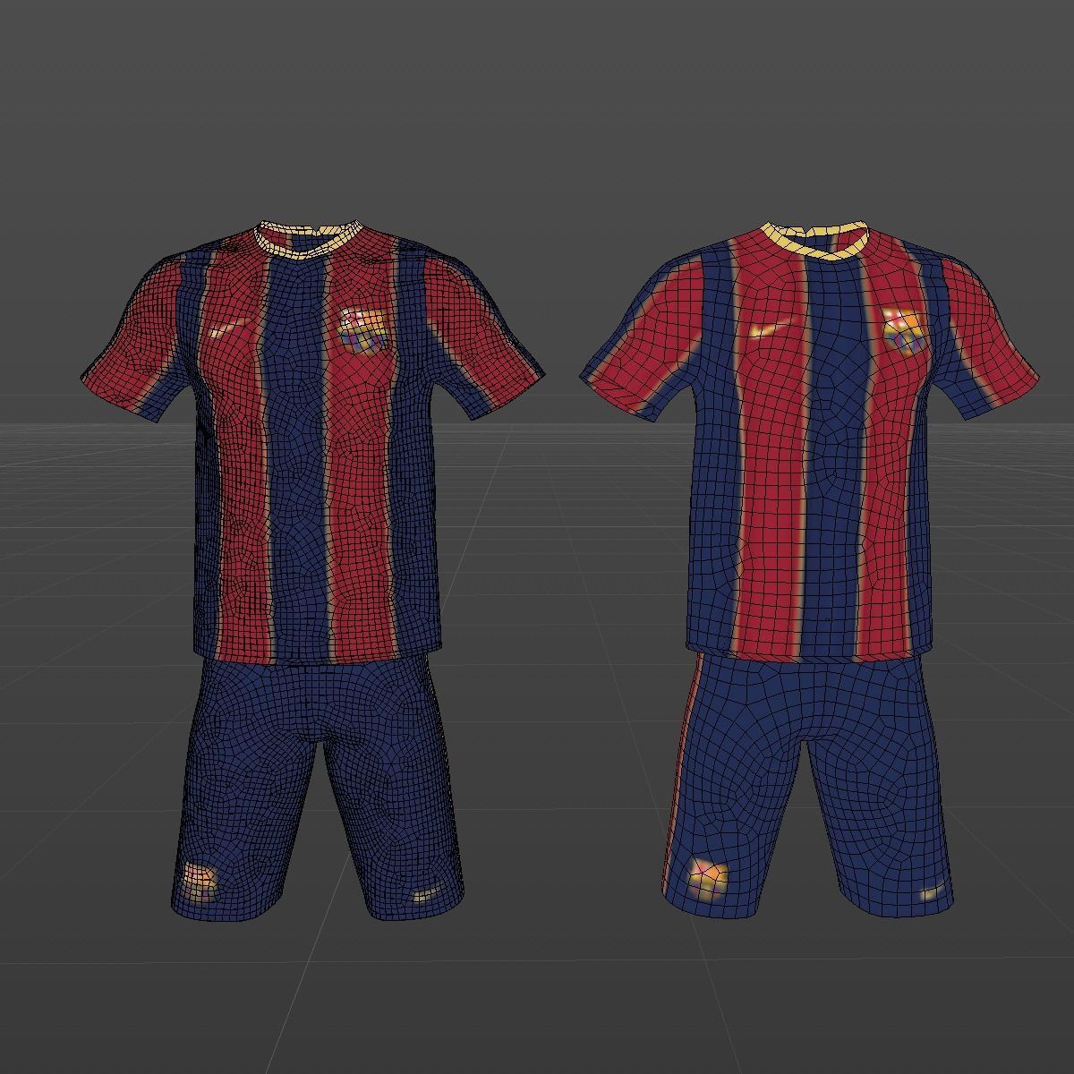 Football Jersey 3D model | CGTrader