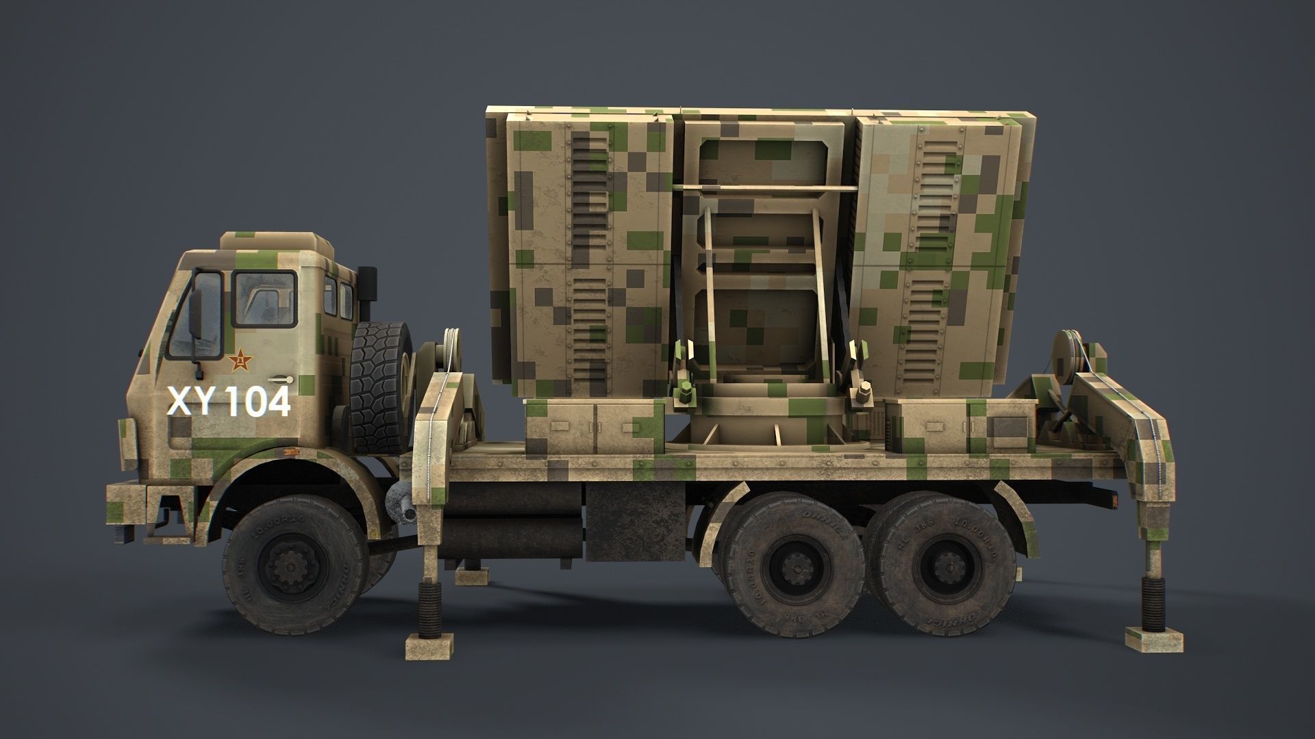3D model LLQ305A Radar TYPE305A VR / AR / low-poly | CGTrader