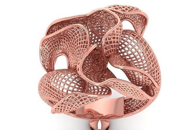 Filigree Ring STL OBJ FBX Renders Details 3D model 3D printable | CGTrader