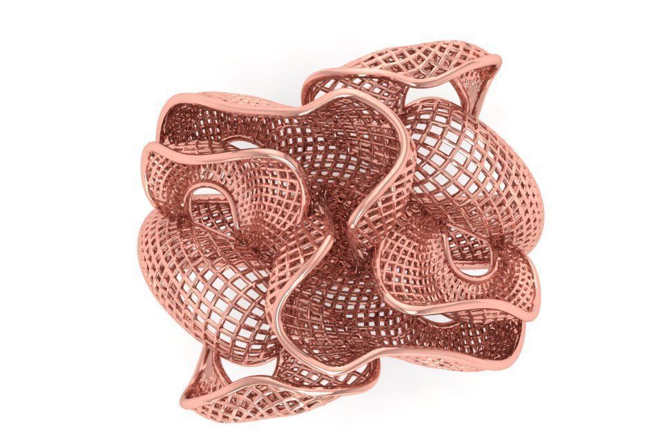 Filigree Ring STL OBJ FBX Renders Details 3D model 3D printable | CGTrader