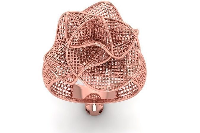 Filigree Ring STL OBJ FBX Renders Details 3D model 3D printable | CGTrader