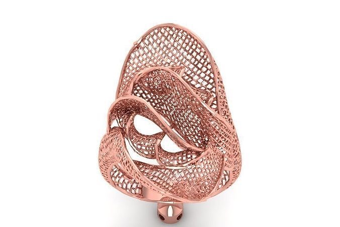 Filigree Ring STL OBJ FBX Renders Details 3D model 3D printable | CGTrader