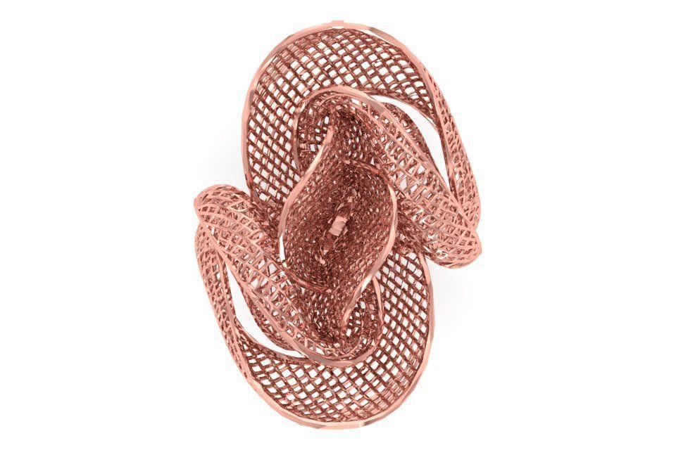 Filigree Ring STL OBJ FBX Renders Details 3D model 3D printable | CGTrader