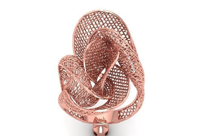 Filigree Ring STL OBJ FBX Renders Details 3D model 3D printable | CGTrader