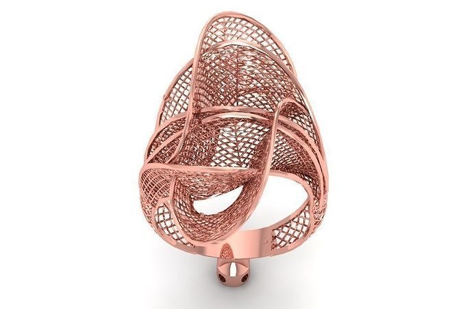 Filigree Ring STL OBJ FBX Renders Details 3D model 3D printable | CGTrader