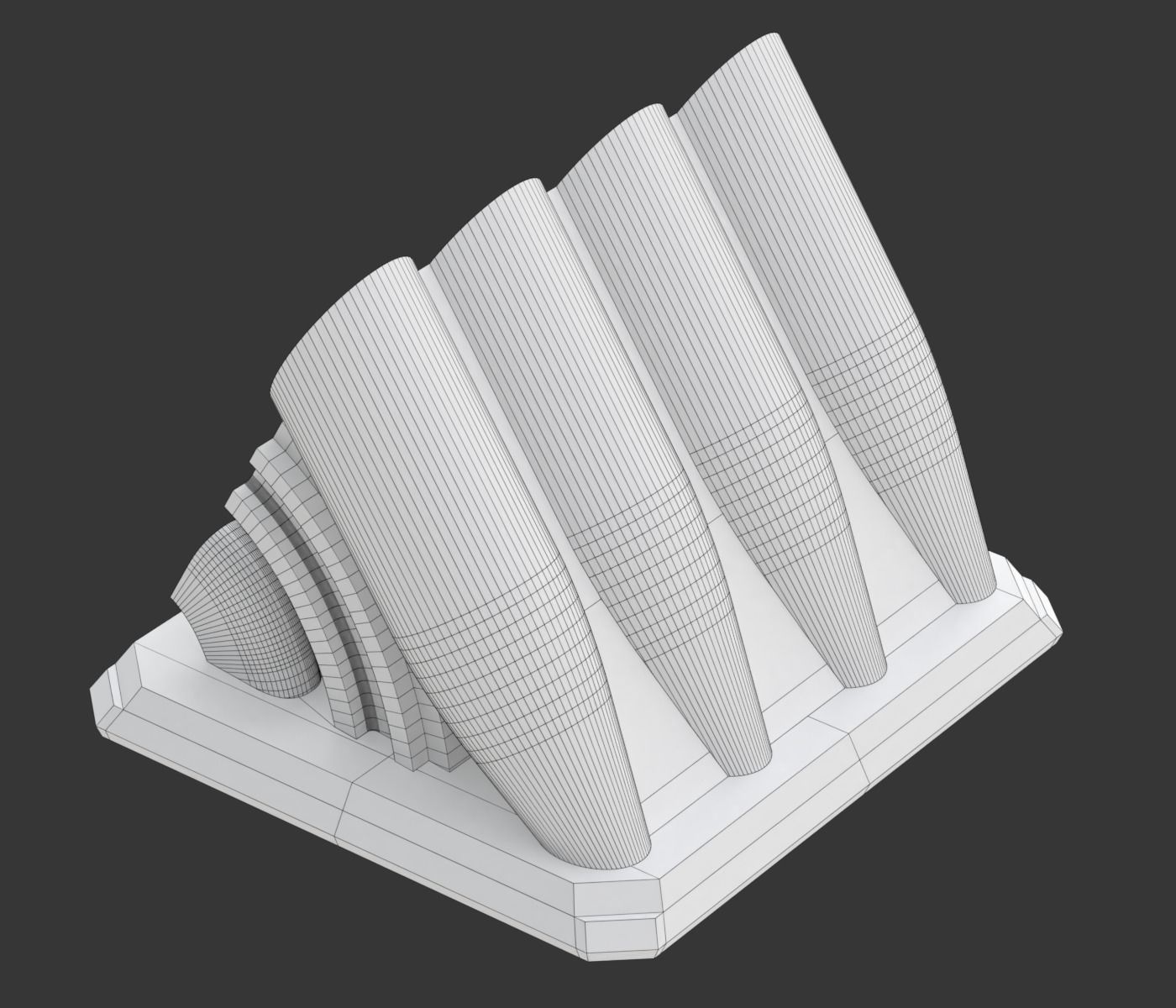 Printable Sweeping Text Plate With Pen Holder 3D model 3D printable ...